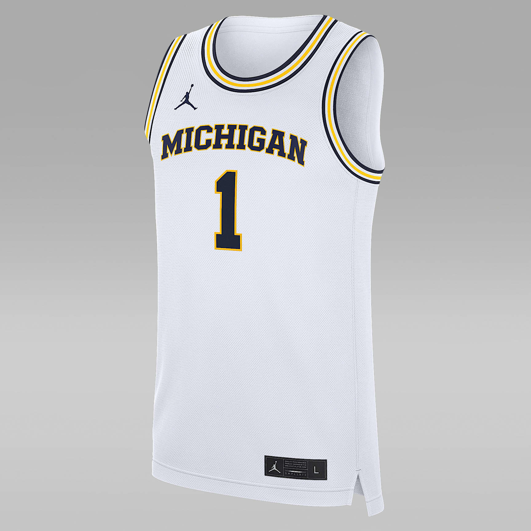 Michigan Wolverines Replica Men's Jordan Brand College Basketball ...