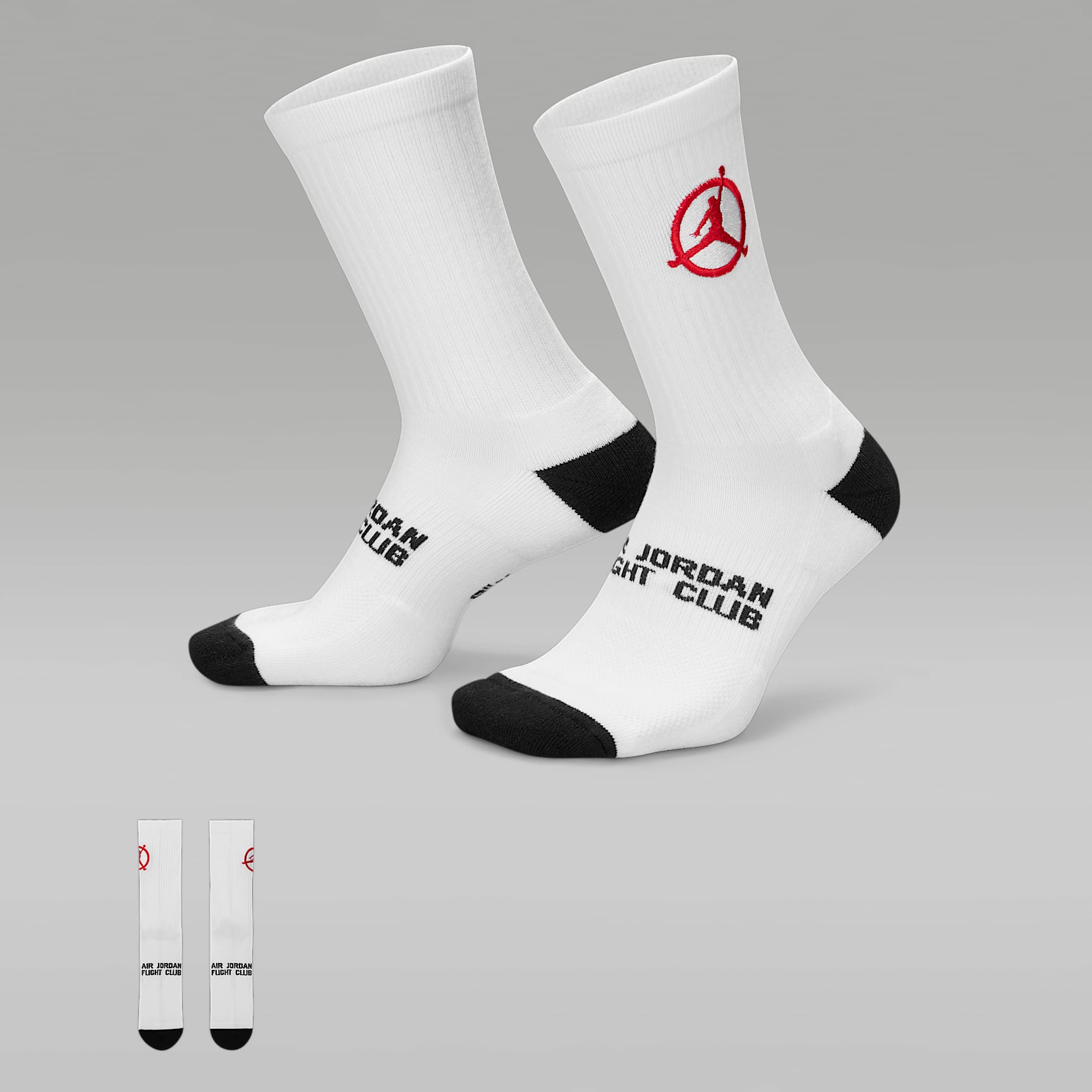 Jordan Flight Club Cushioned Crew Socks. Nike JP