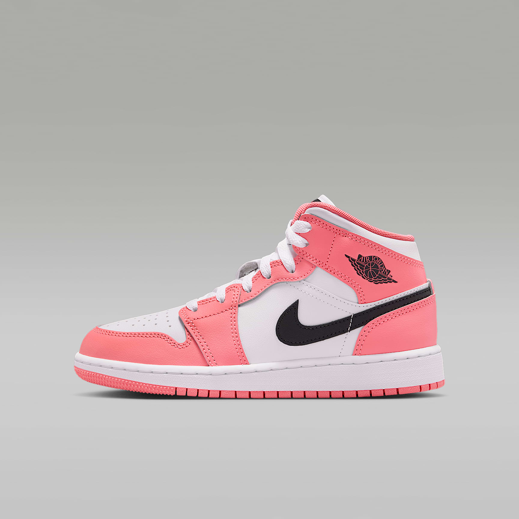 Chaussure Air Jordan 1 Mid pour ado. Nike LU