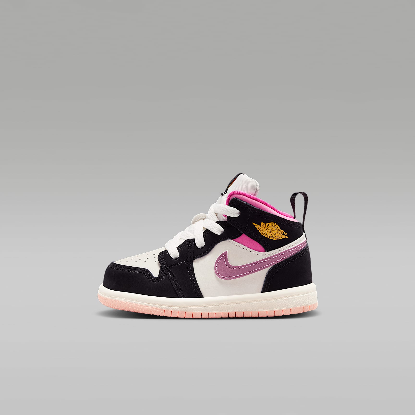 Boty Jordan 1 Mid SE pro kojence a batolata. Nike CZ