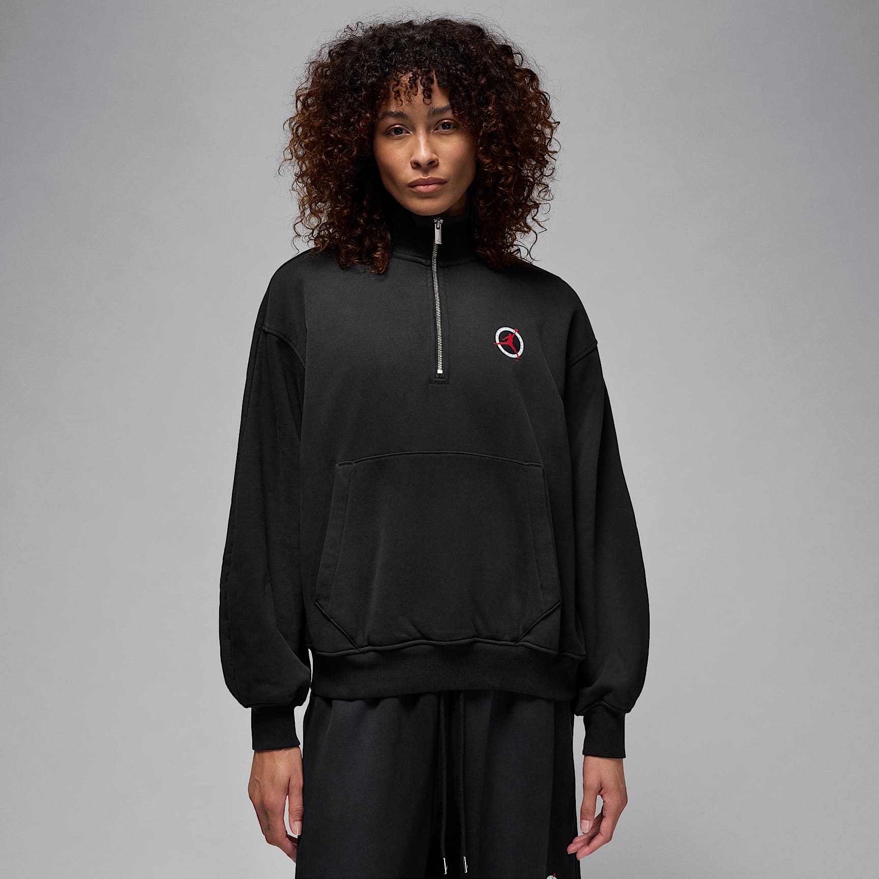 Jordan Flight Club Women's Fleece Quarter-Zip Sweatshirt. Nike UK