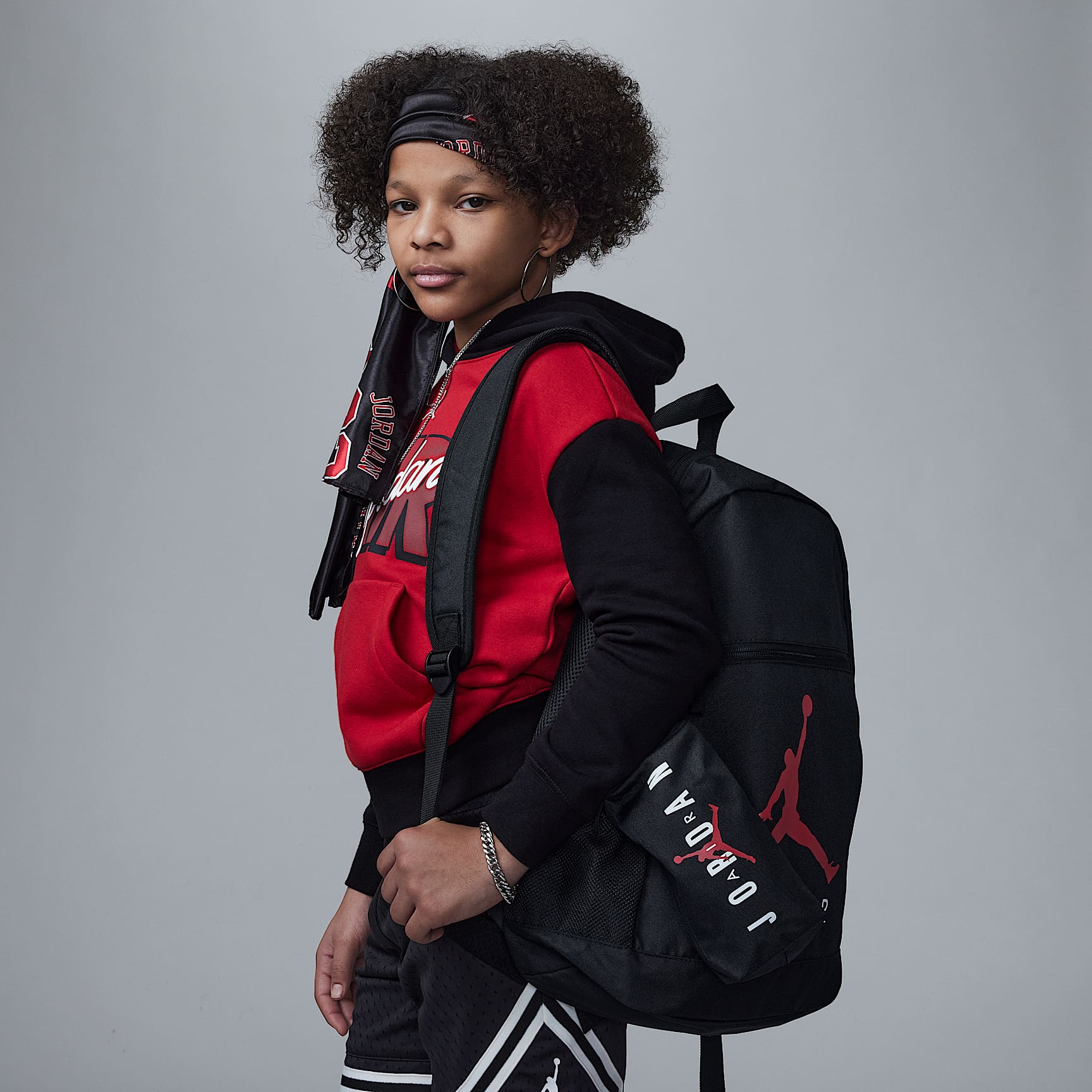 Mochila escolar para niños talla grande Air Jordan (17 L). Nike MX