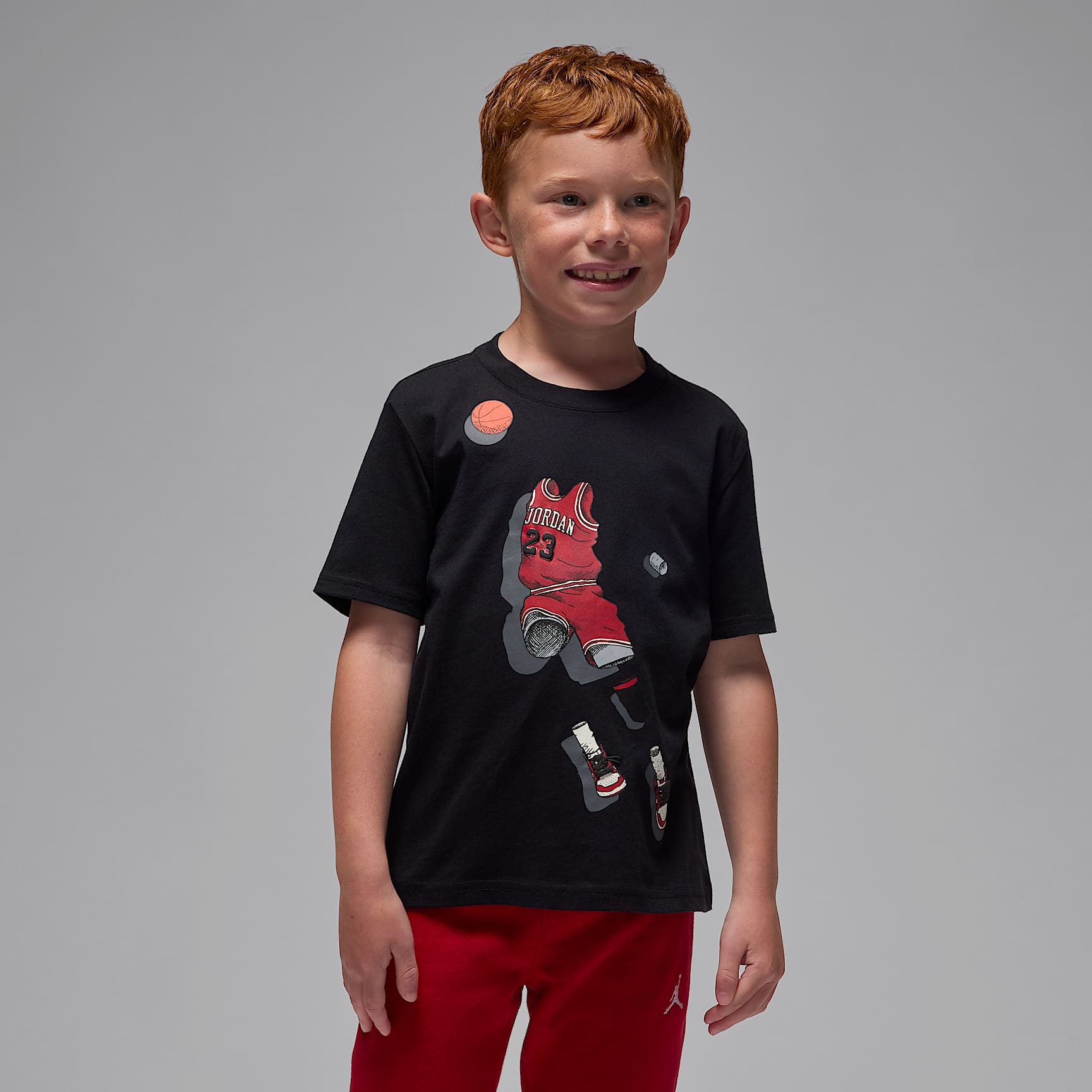 Jordan Little Kids' Ghostman T-Shirt. Nike.com