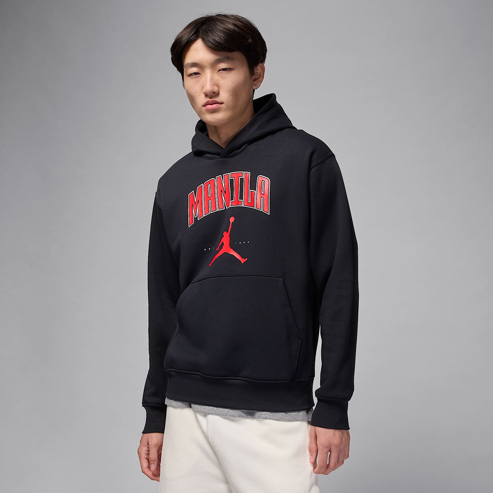 Jordan Men's Manila Fleece Pullover Hoodie. Nike ID