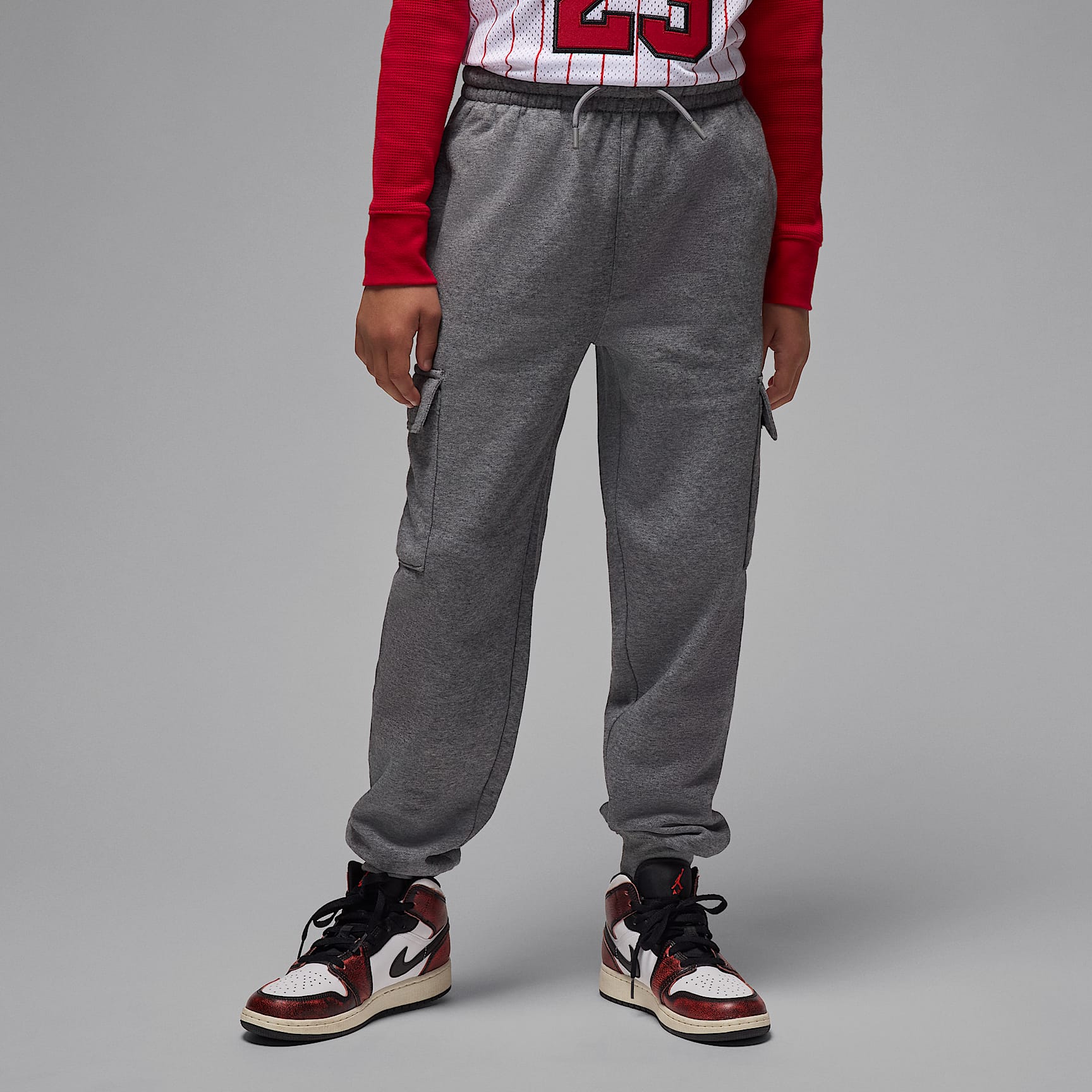 Jordan My Brooklyn Essentials Older Kids' Fleece Cargo Trousers. Nike UK