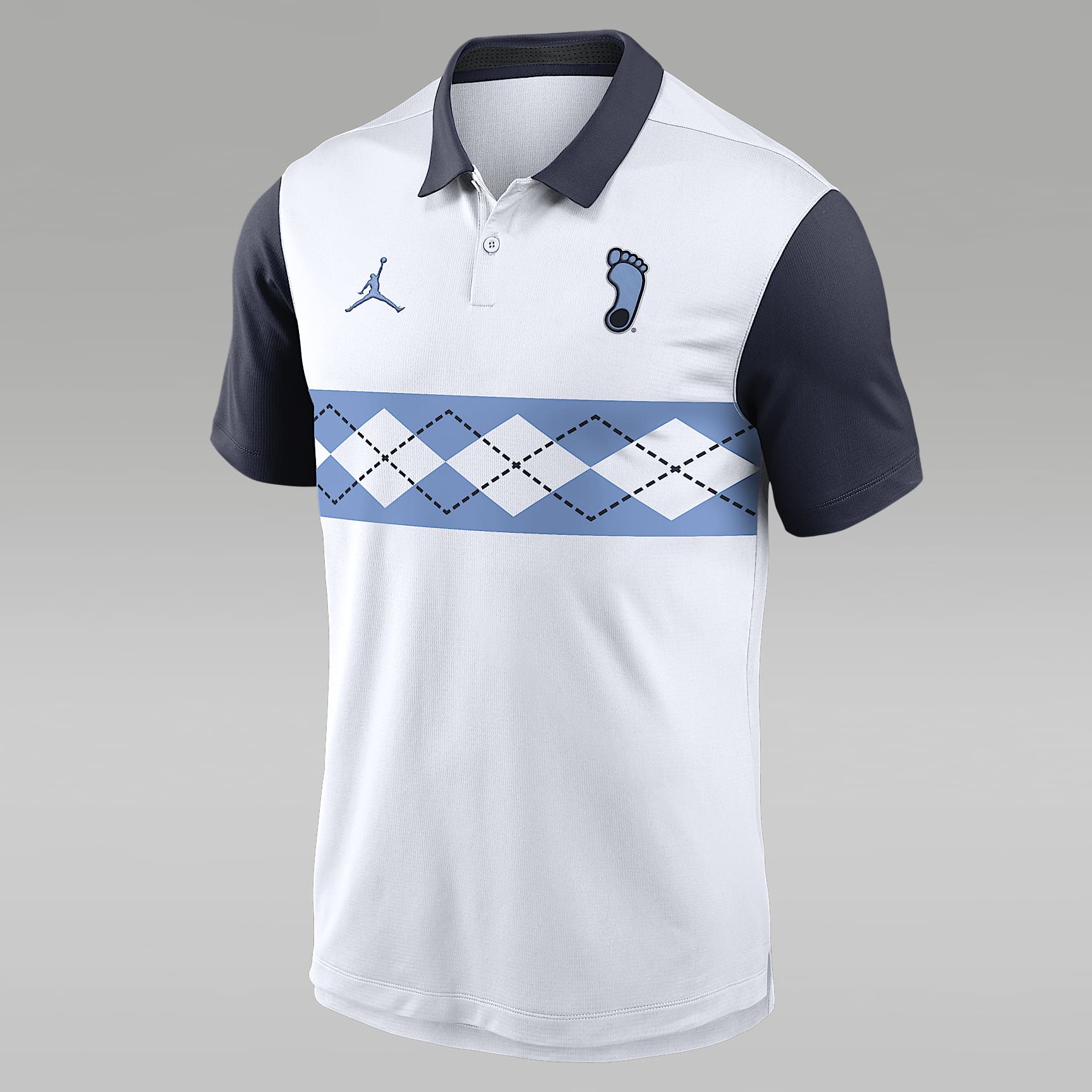 Polo universitario marca Jordan Dri-FIT para hombre North Carolina ...