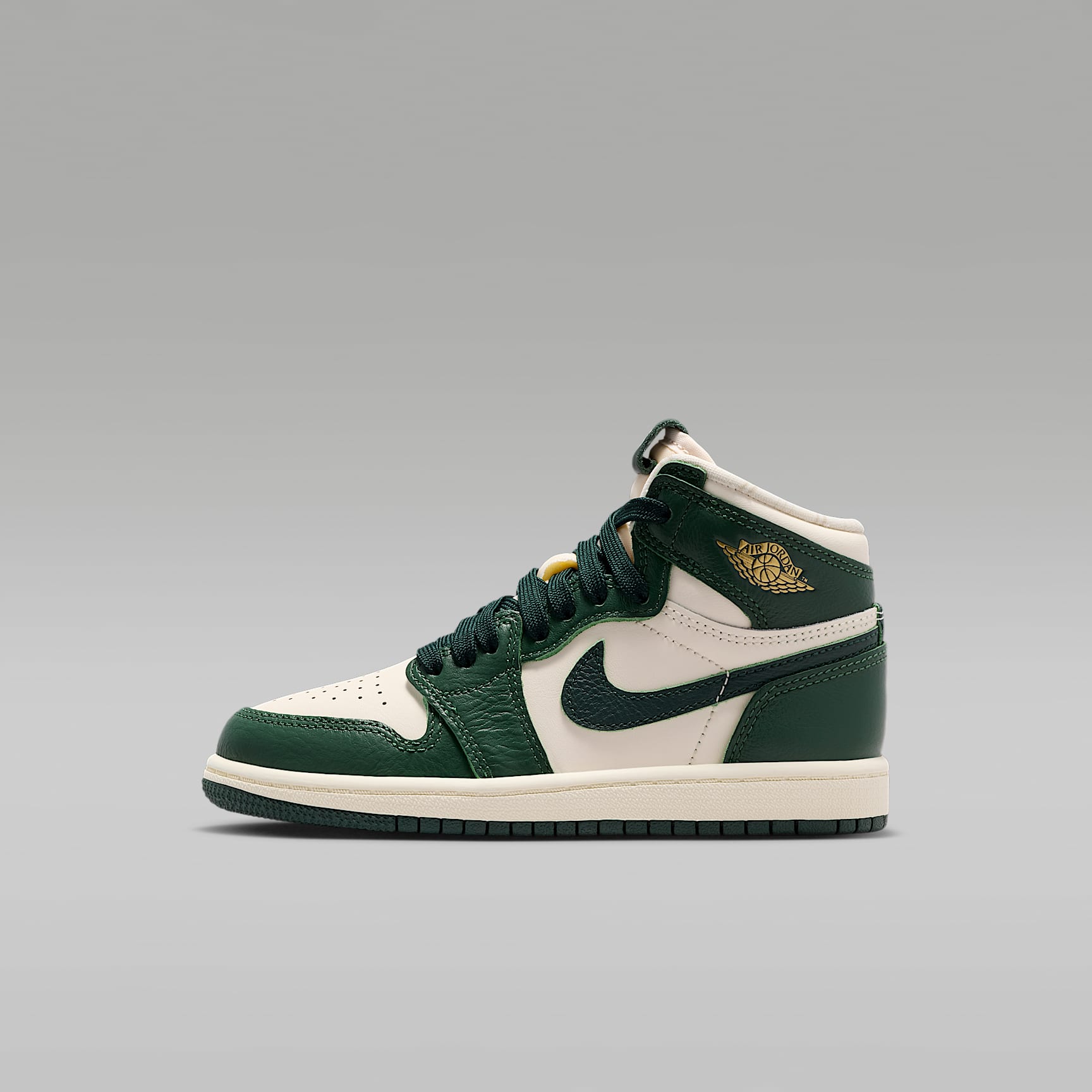 Jordan 1 Retro High OG 'Pro Green' Younger Kids' Shoes. Nike IN