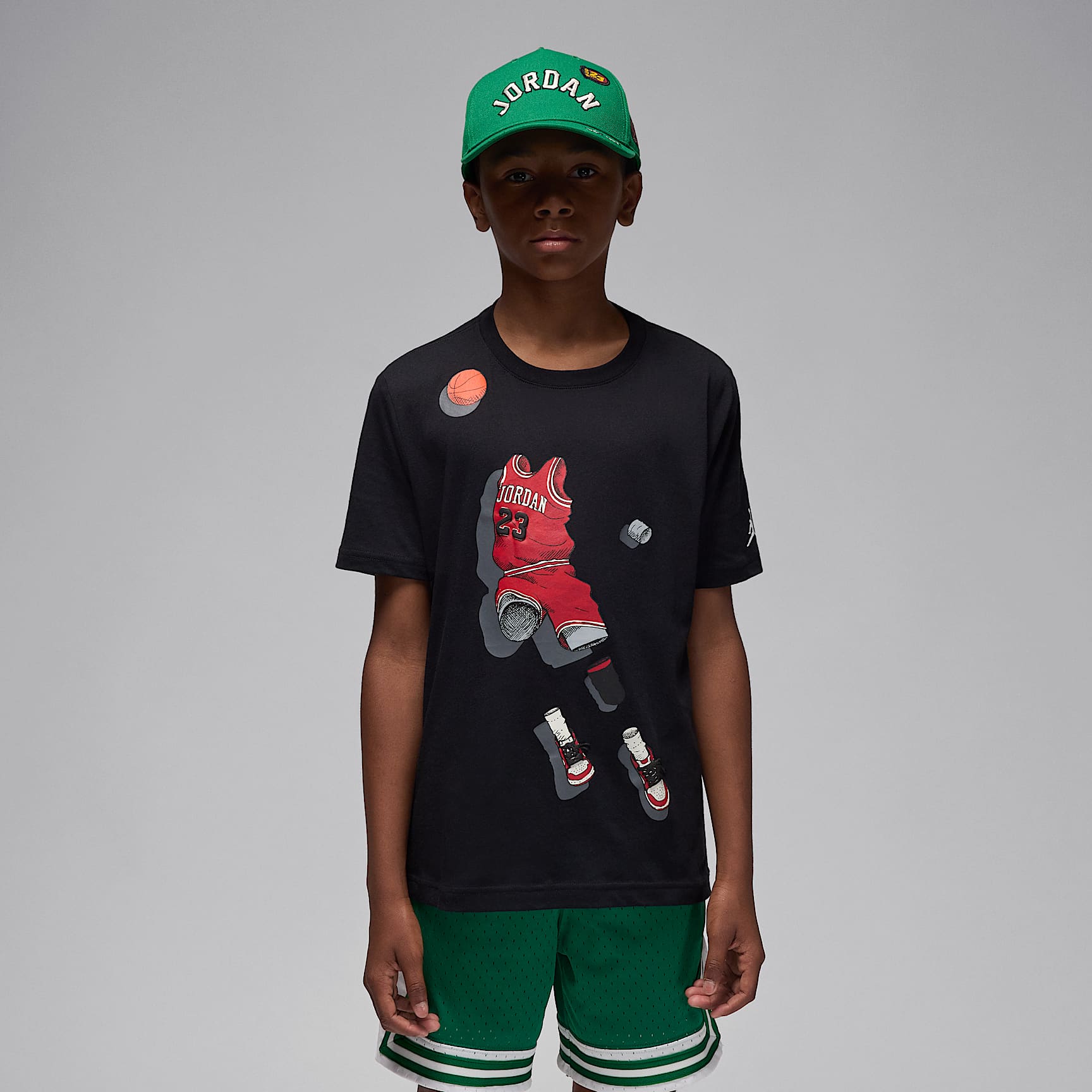Playera Ghostman Jordan para niños talla grande. Nike.com