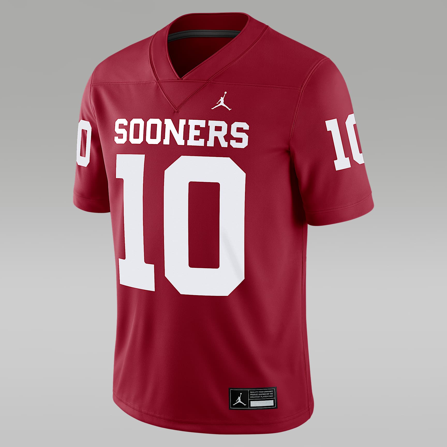 John Mateer Oklahoma Men’s Jordan Brand Dri-FIT College NIL Game Jersey ...