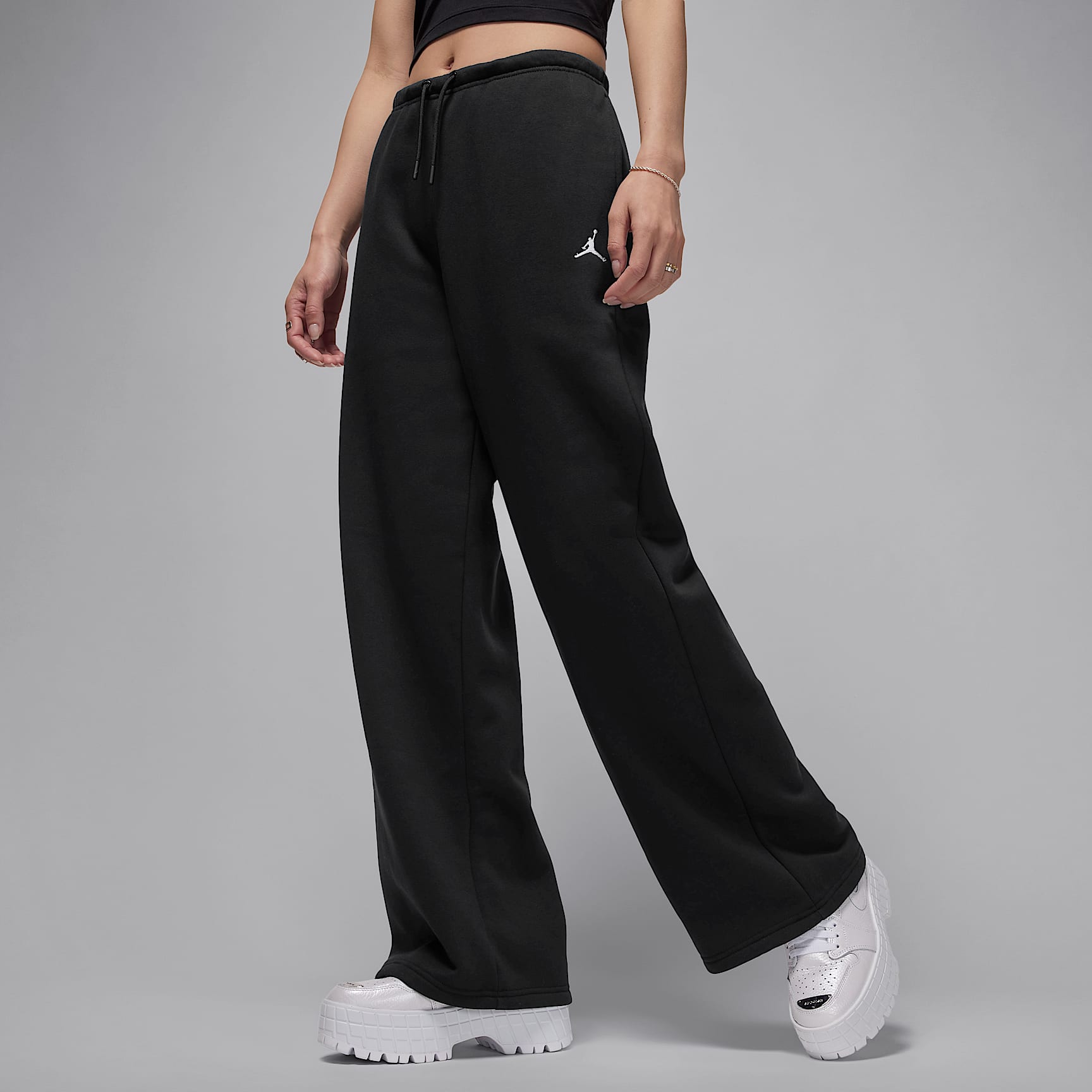 Pants de dobladillo abierto para mujer Jordan Brooklyn Fleece. Nike.com
