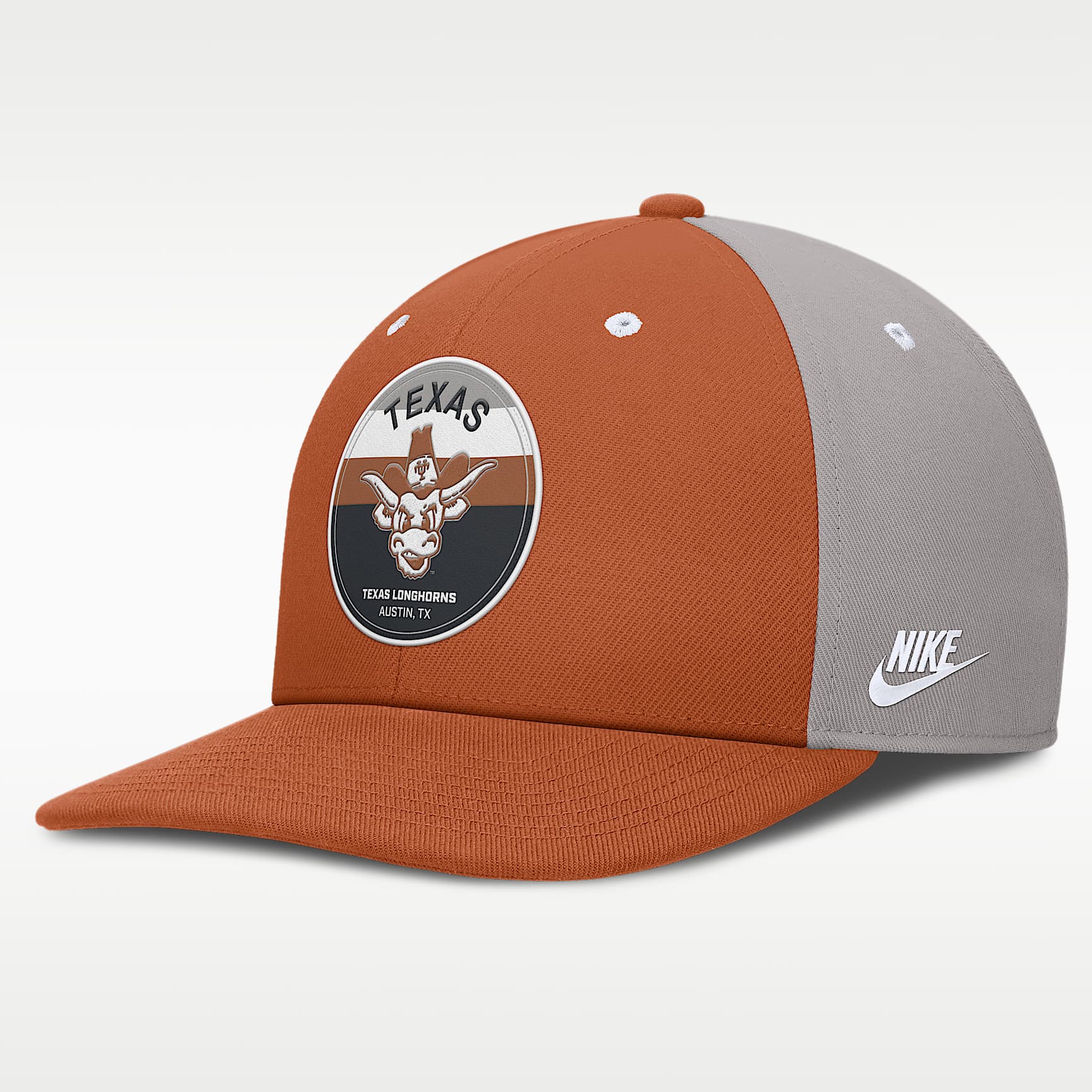 Gorra universitaria Nike Dri-FIT ajustable para hombre Texas Athletic ...