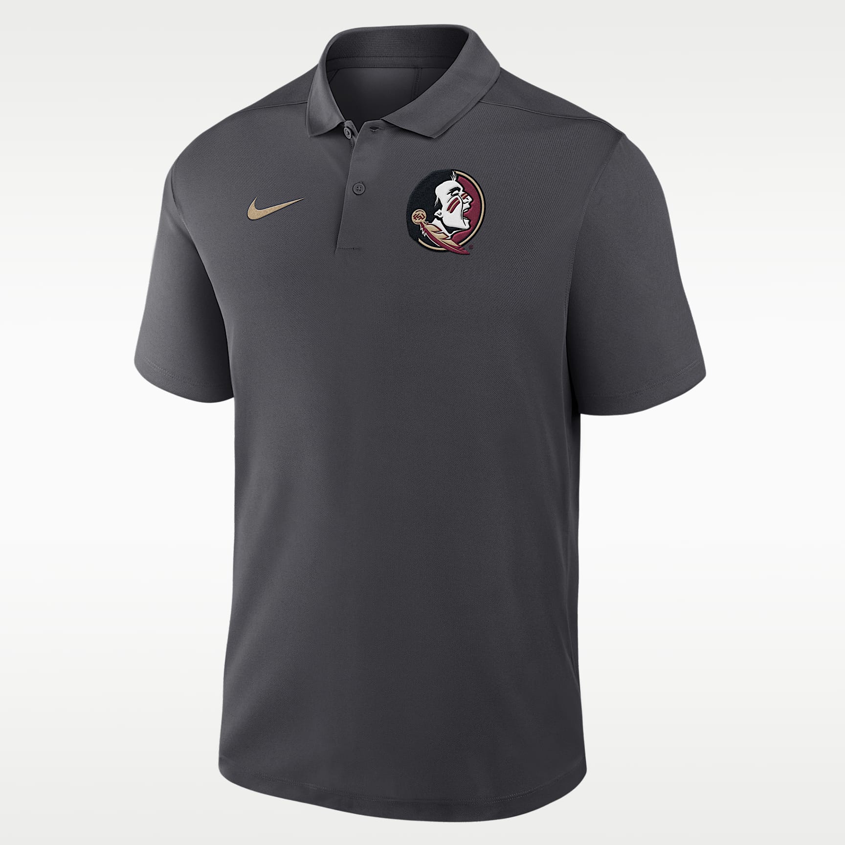 Polo universitario Nike Dri-FIT para hombre Florida State Primetime ...