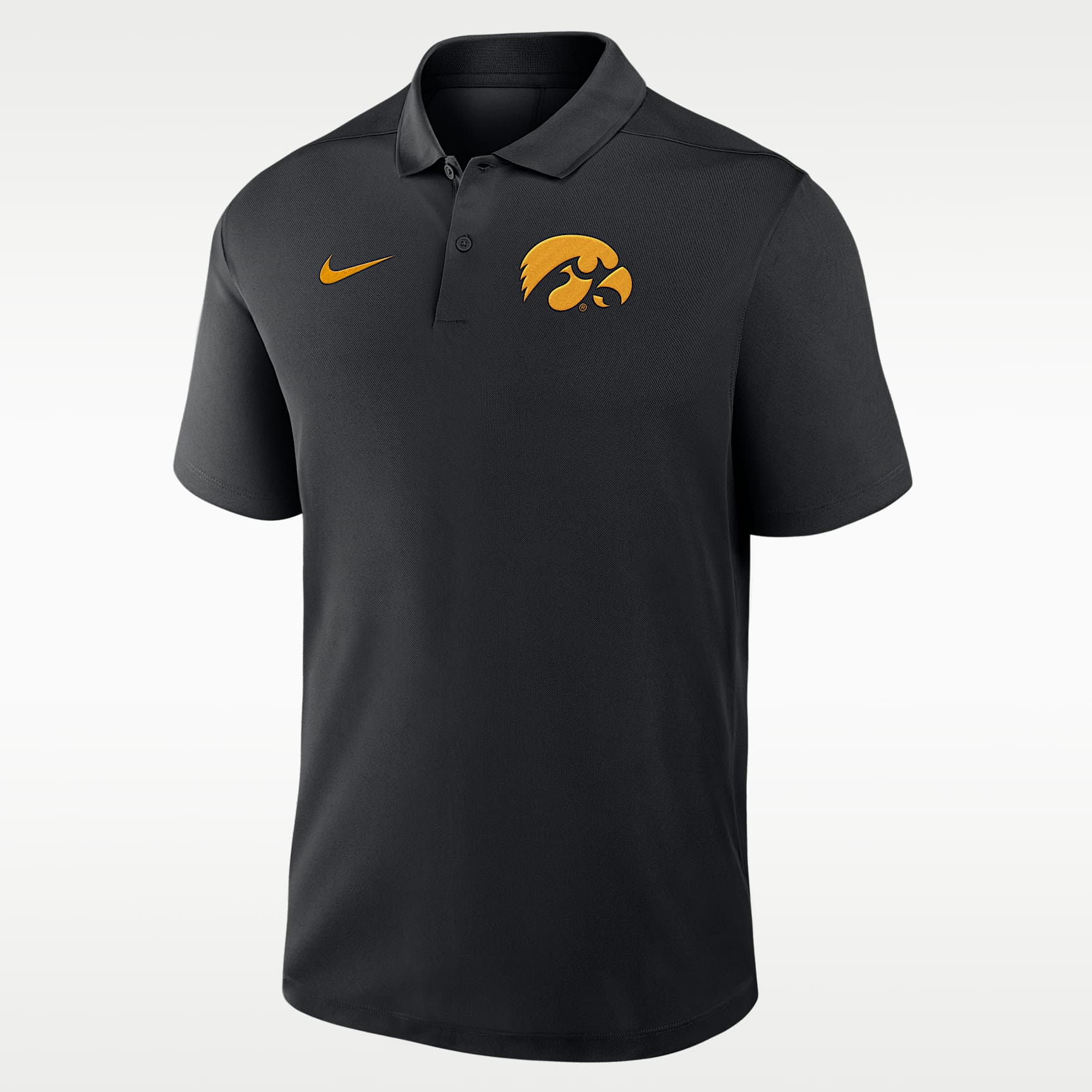Iowa Primetime Victory Primary Logo Men's Nike Dri-FIT College Polo ...