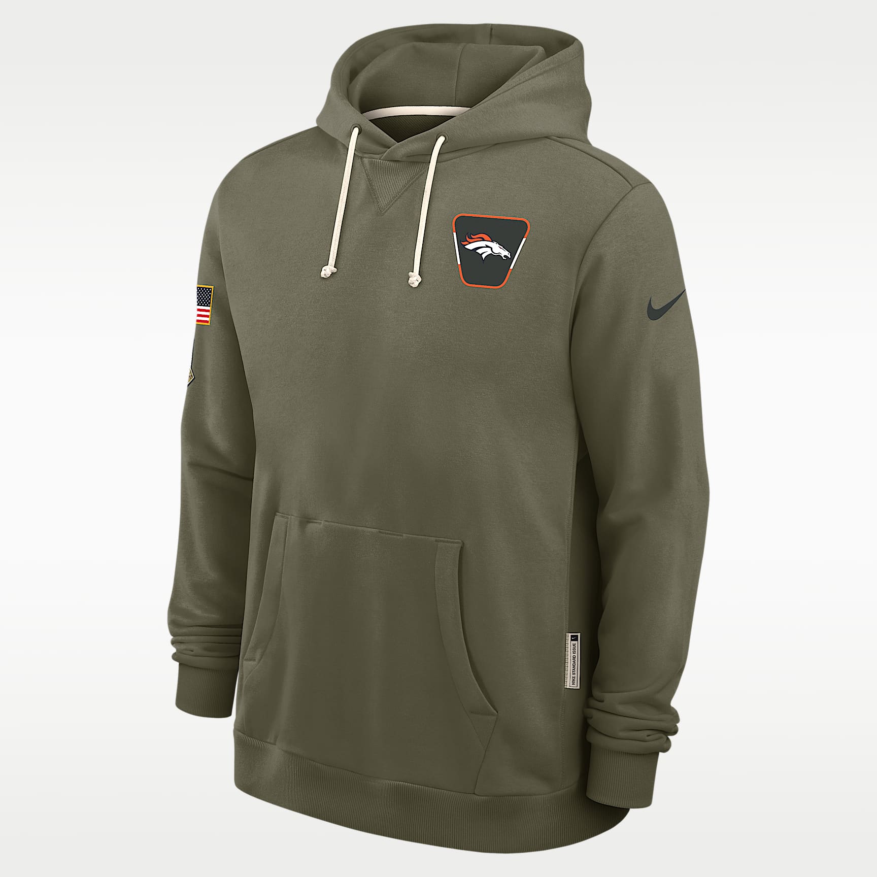 Sudadera con gorro sin cierre Nike Dri-FIT de la NFL para hombre Denver ...