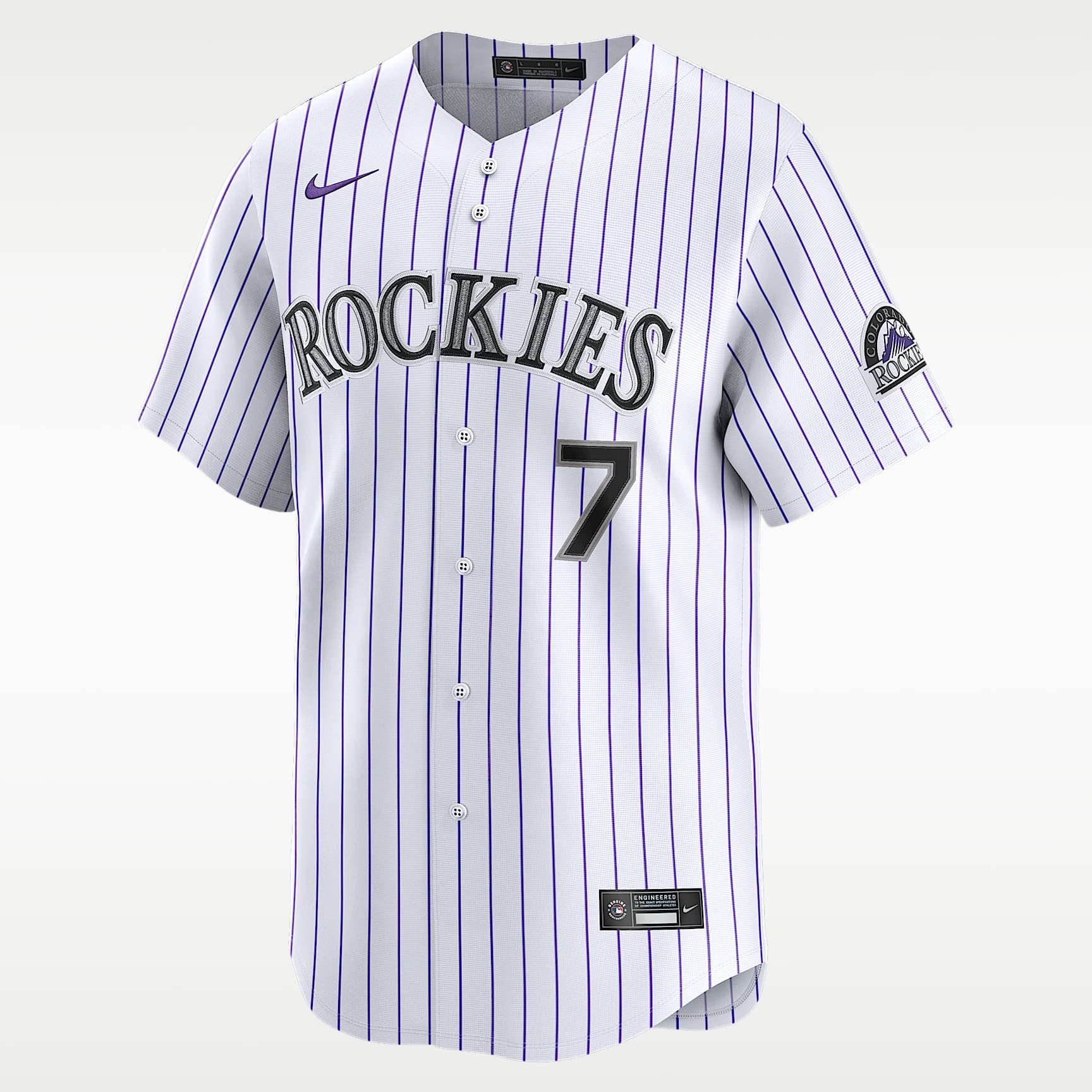 Brendan Rodgers Colorado Rockies Men's Nike Dri-FIT ADV MLB Limited ...