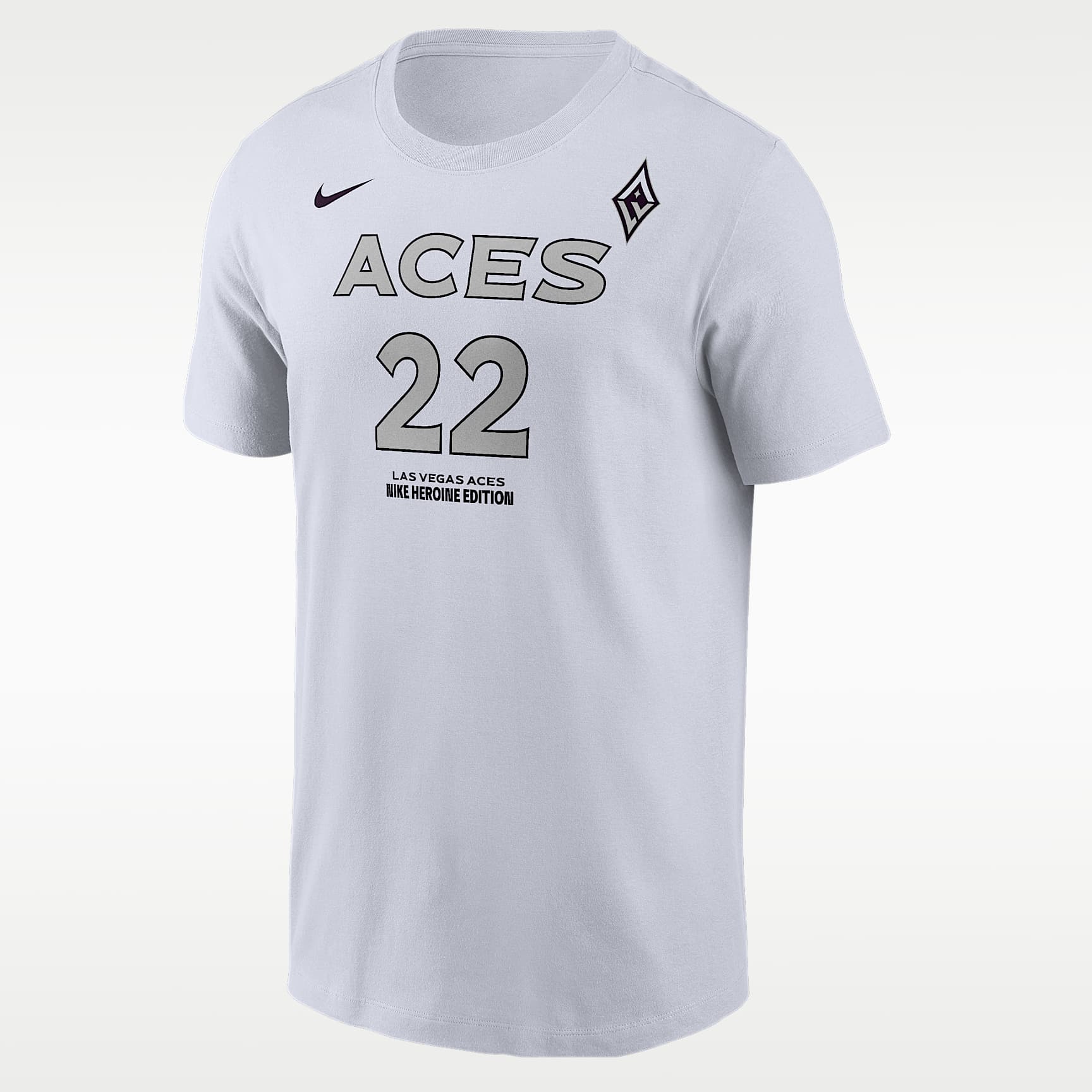 A'ja Wilson Las Vegas Aces Men's Nike WNBA T-Shirt. Nike.com