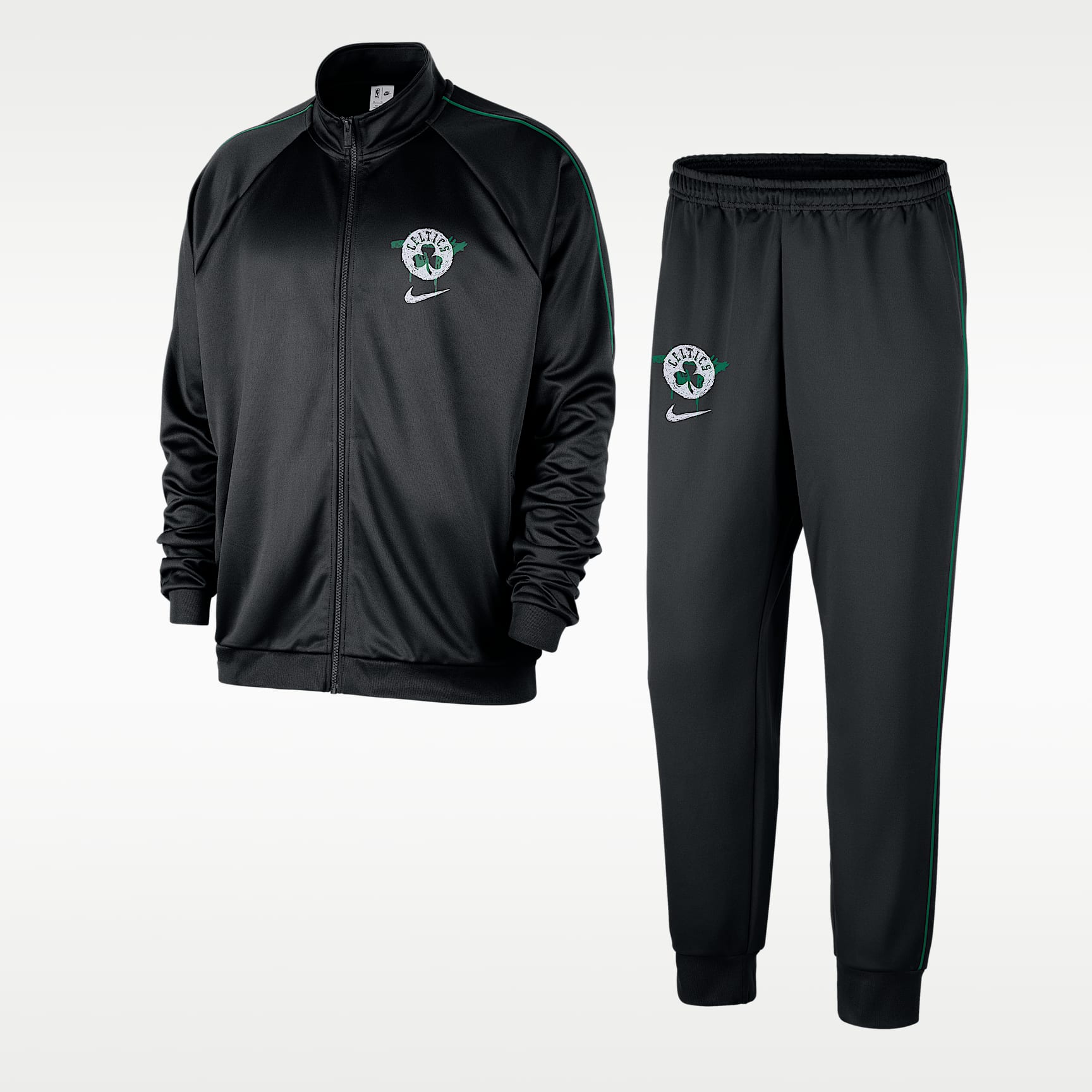 Boston Celtics Courtside Men's Nike NBA Club Peak Tracksuit. Nike BE