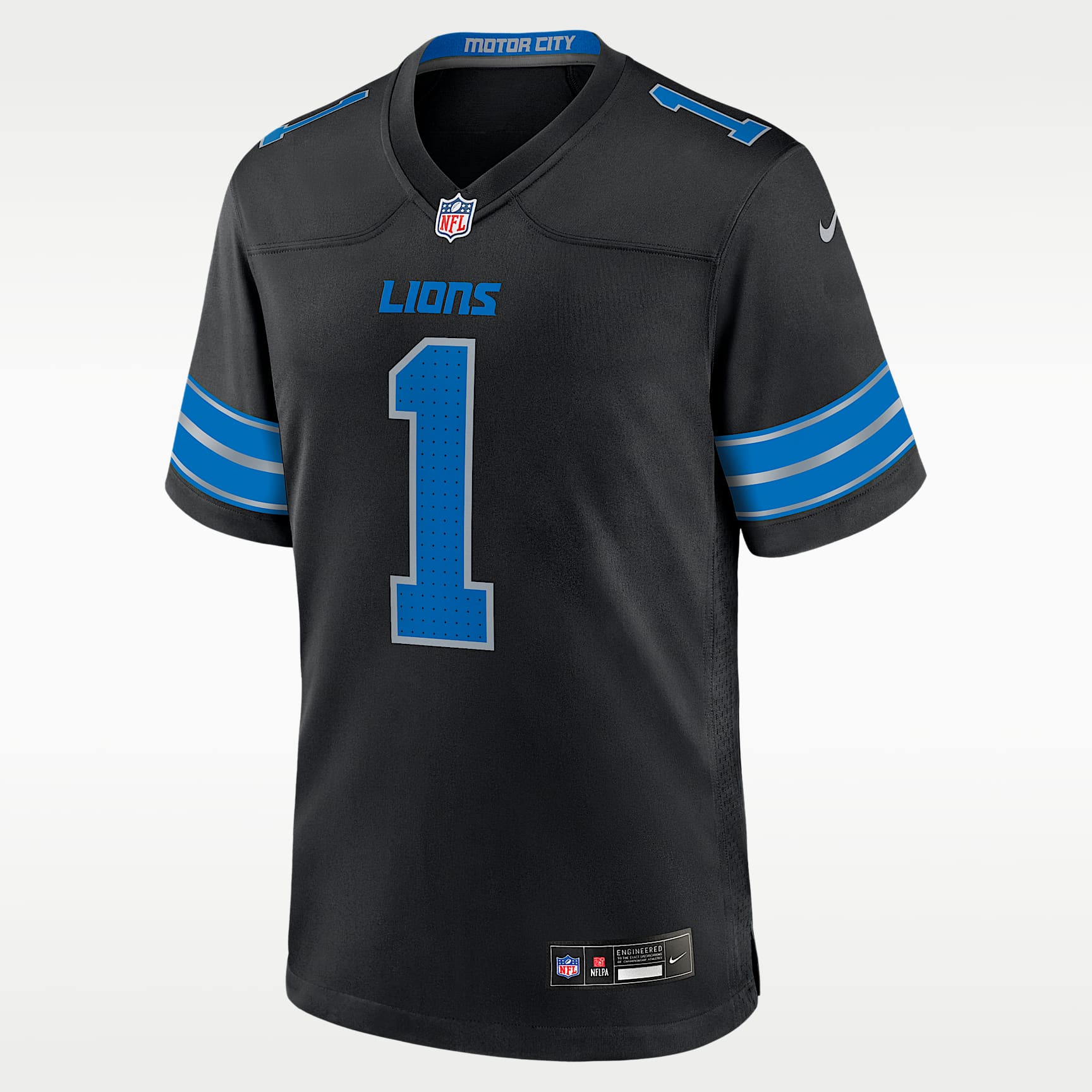 Jersey Nike de la NFL Game para hombre Jameson Williams Detroit Lions ...