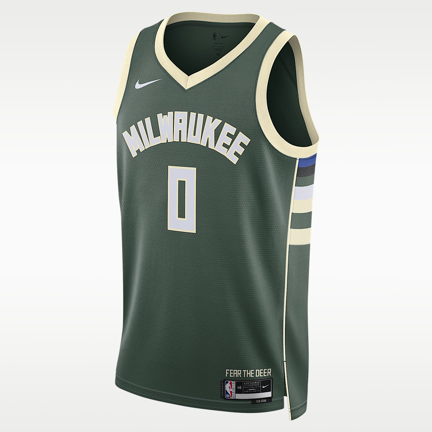 Damian Lillard Milwaukee Bucks Icon Edition Men's Nike Dri-FIT NBA ...