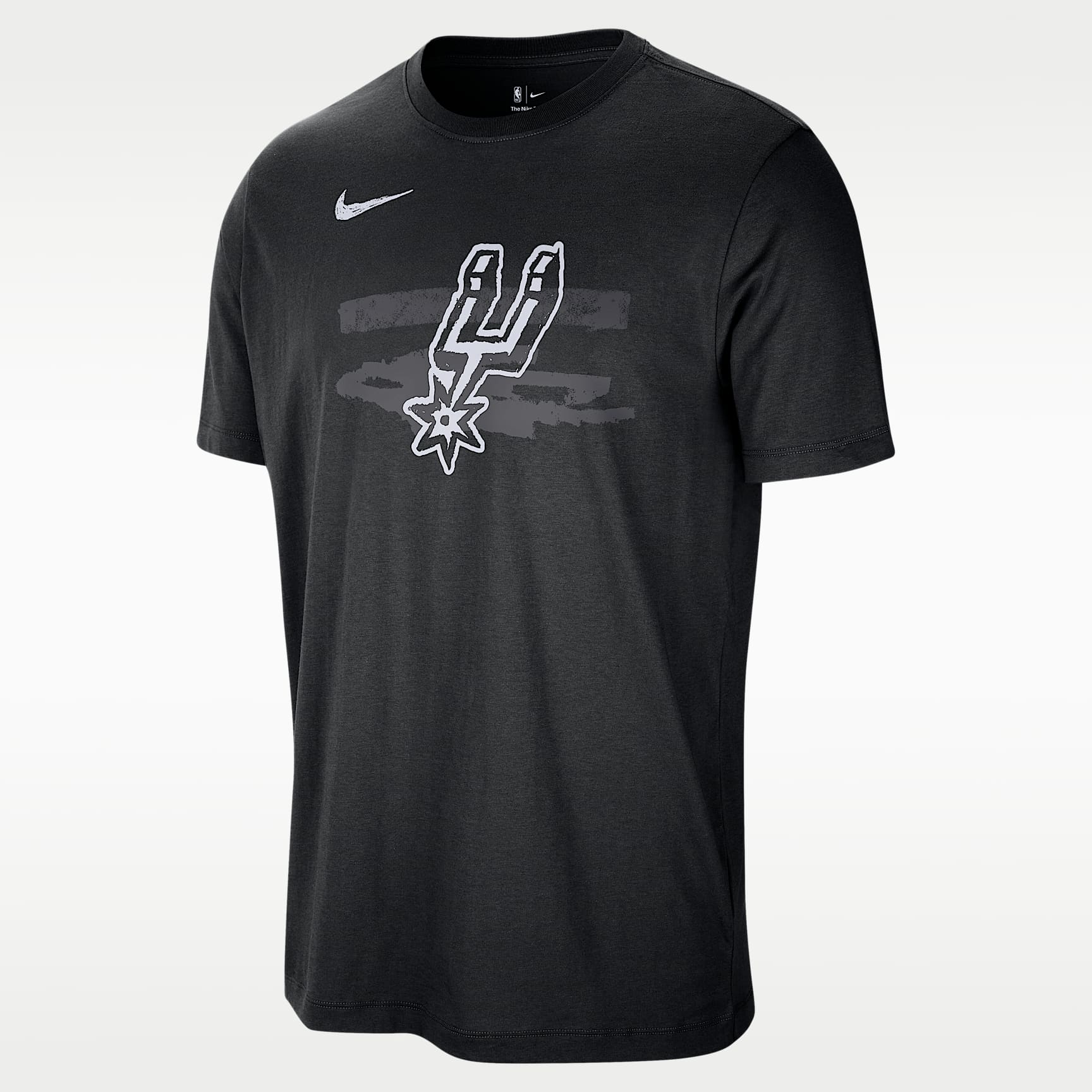 San Antonio Spurs Courtside Men's Nike NBA T-Shirt. Nike UK