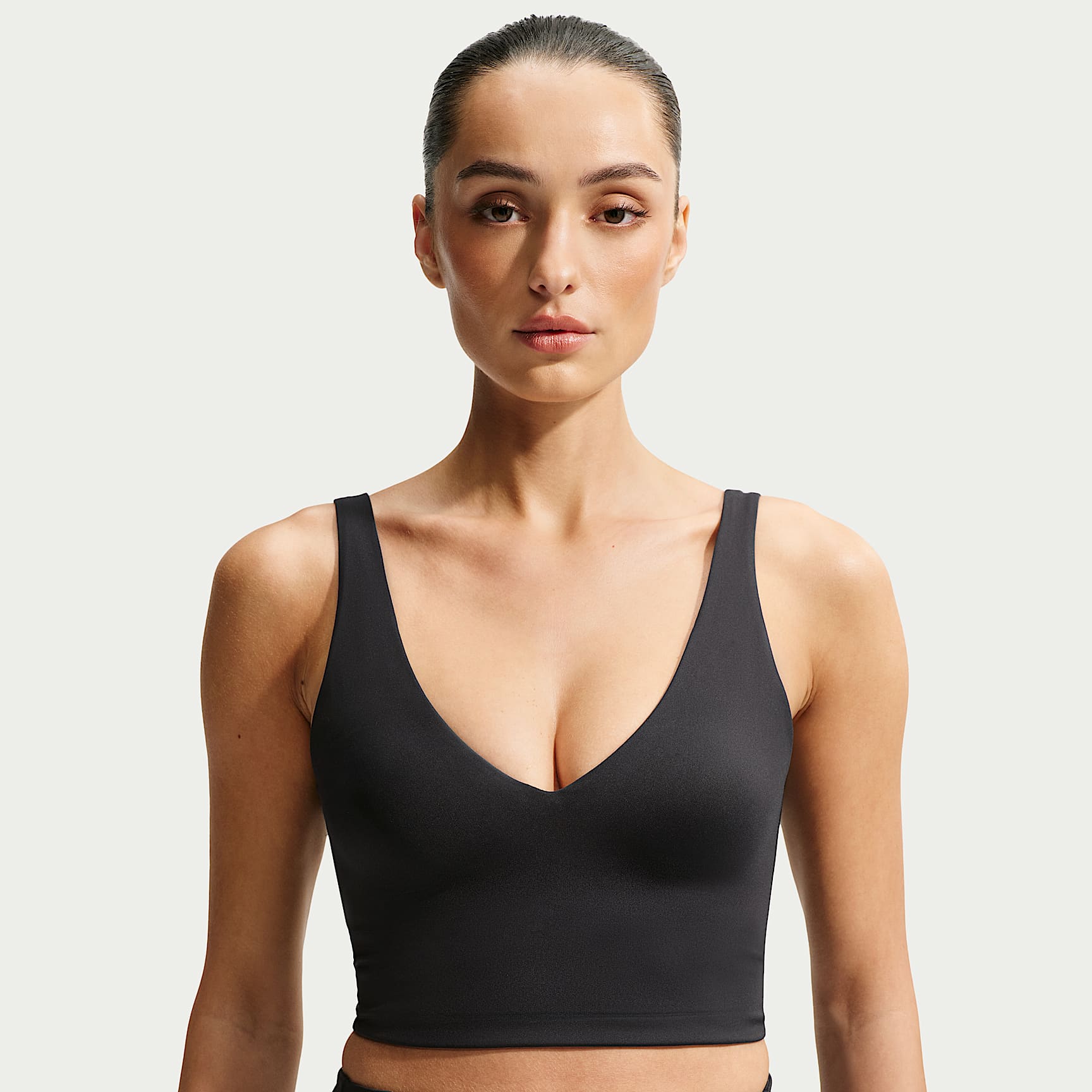 Brassière longue à col en V NikeSKIMS Matte pour femme. Nike LU