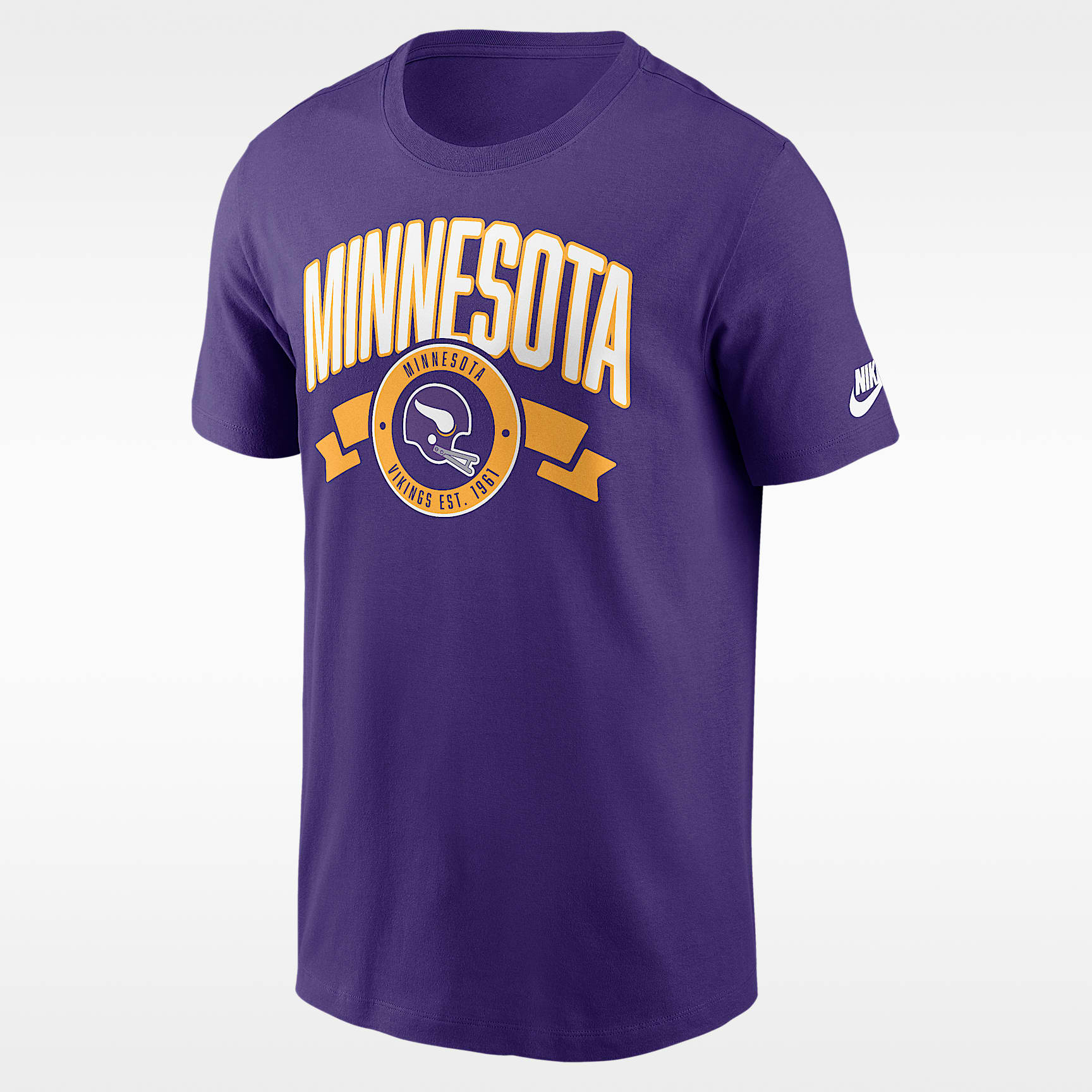 Minnesota Vikings Rewind Front And Back Hit Essential Men's Nike NFL T ...