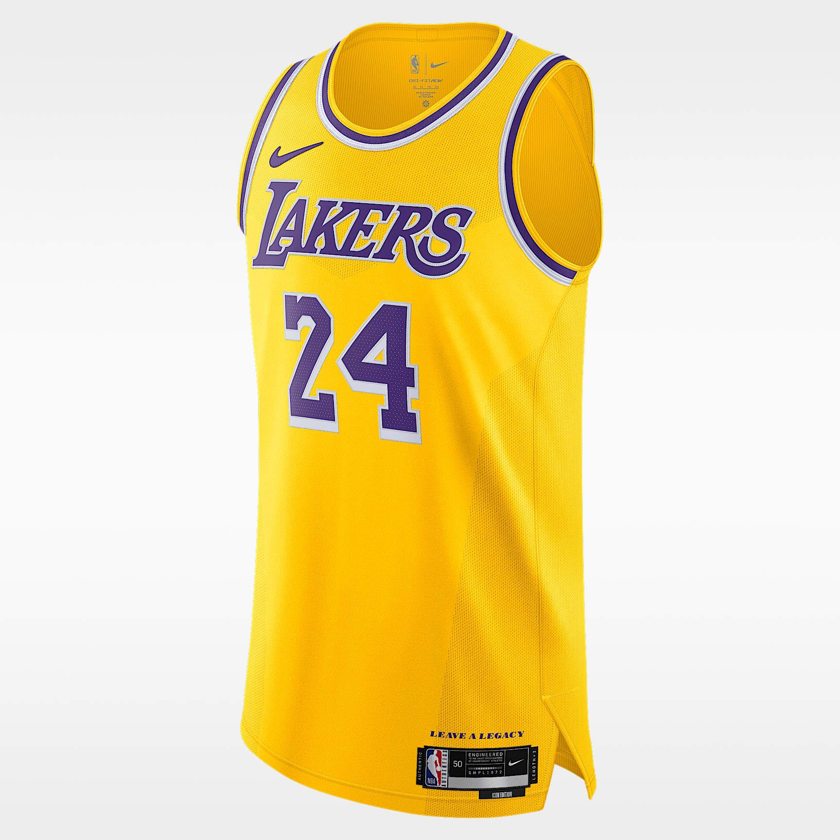 Los Angeles Lakers Icon Edition Men's Nike Dri-FIT ADV NBA Authentic ...