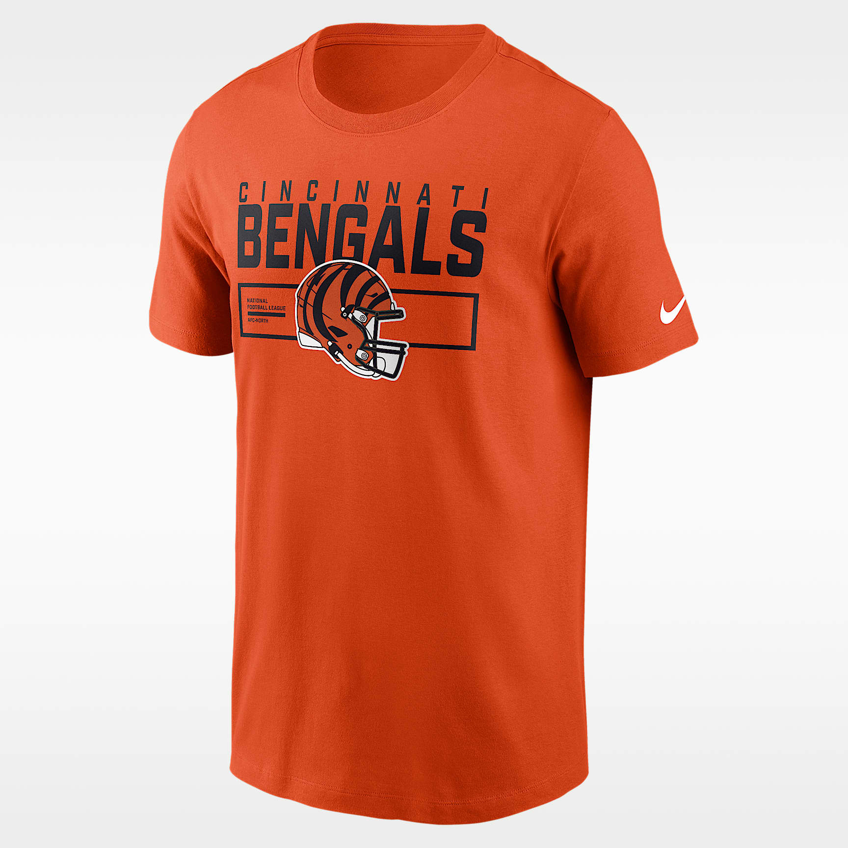 Playera Nike de la NFL para hombre Cincinnati Bengals Helmet Essential ...