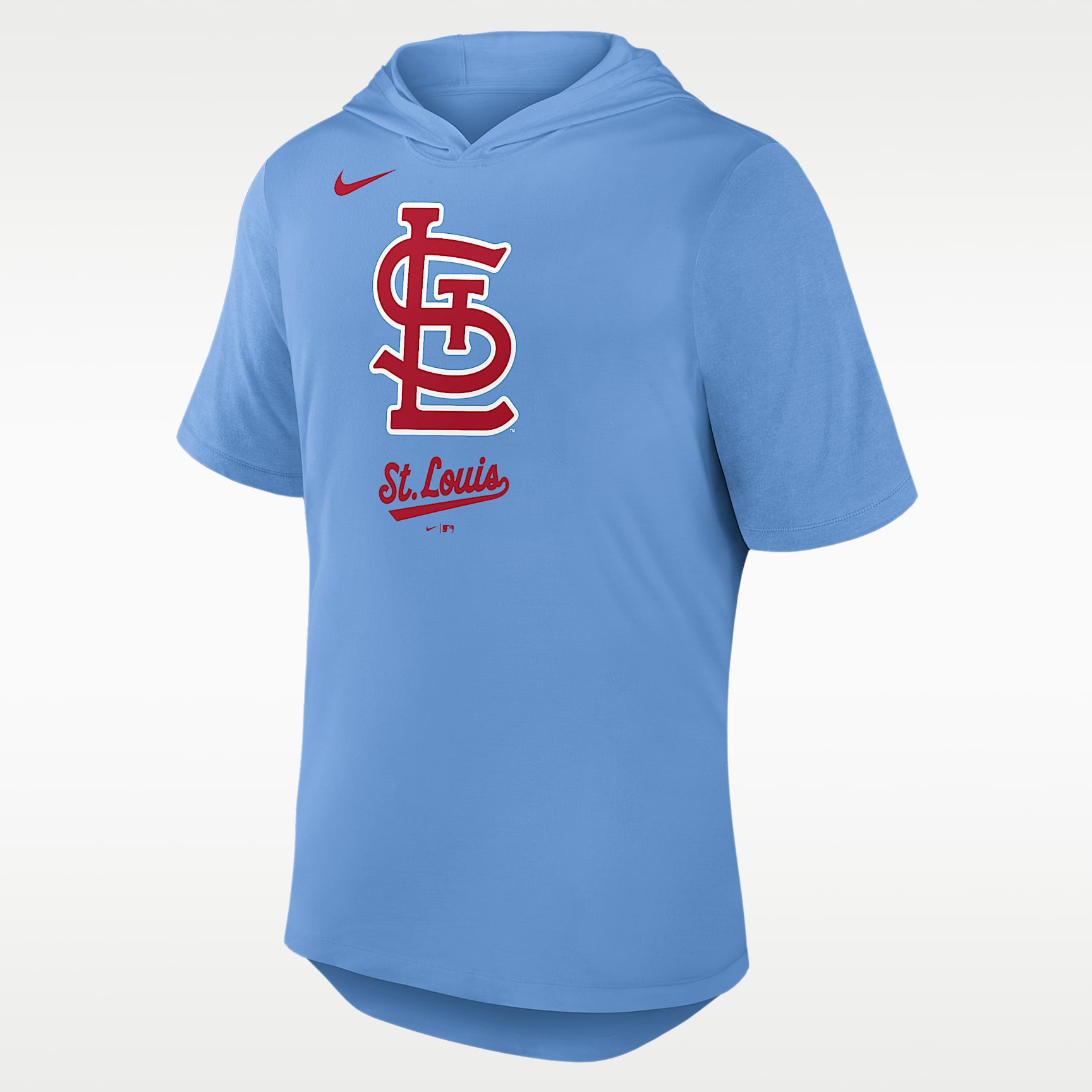 St. Louis Cardinals Logo Men's Nike Dri-FIT MLB Hooded T-Shirt. Nike.com
