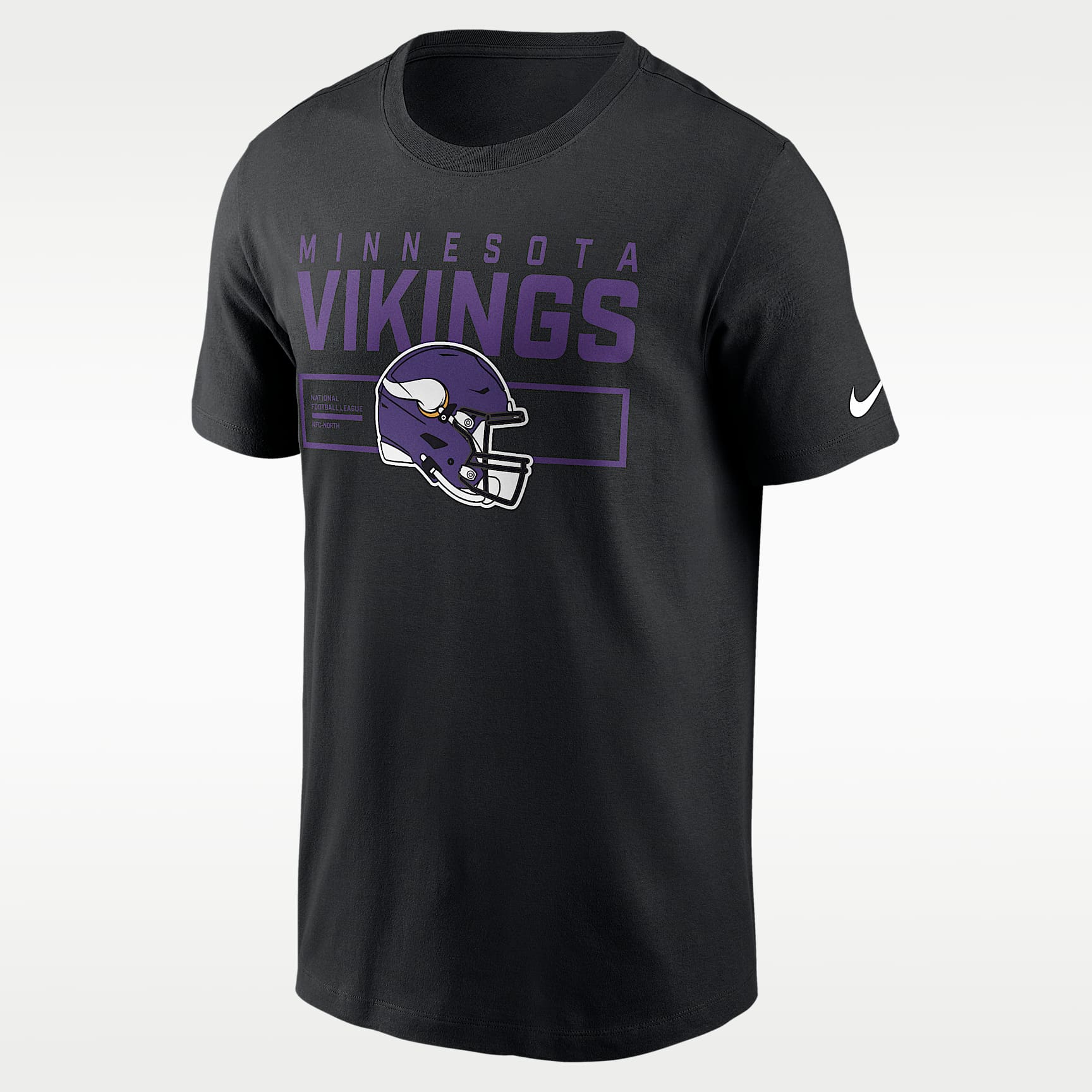 Playera de la NFL Nike para hombre Minnesota Vikings Helmet Essential ...