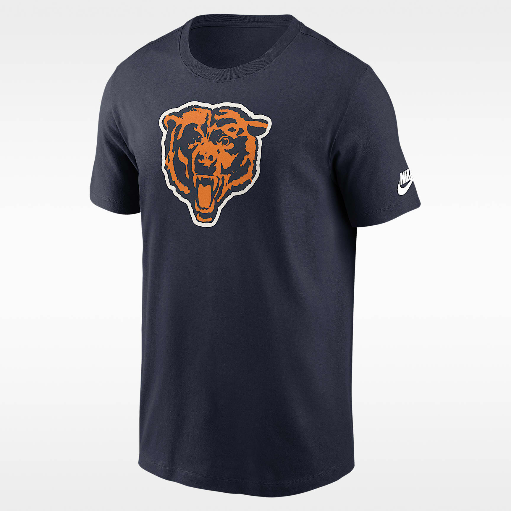 Chicago Bears Rewind Logo Essential Men's Nike NFL T-Shirt. Nike.com