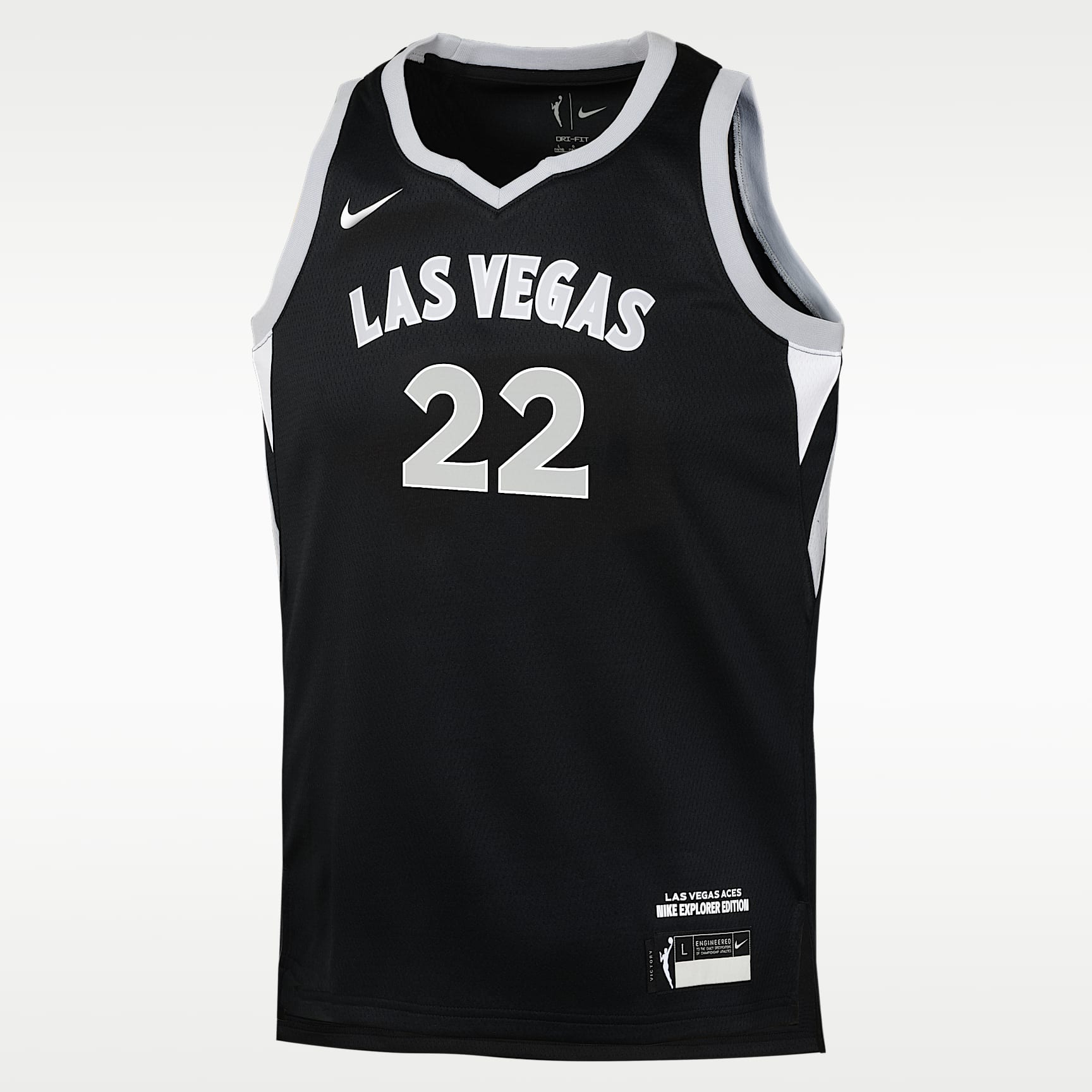 A'ja Wilson Las Vegas Aces 2024 Explorer Edition Big Kids' (Boys') Nike ...