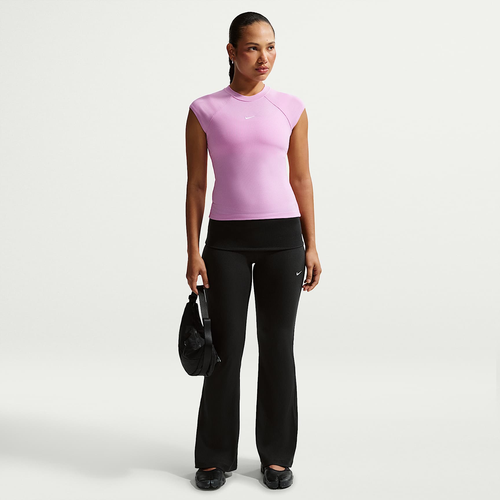 Nike Sportswear Chill Knit Women's Mid-Rise Tight Ribbed Trousers. Nike AU