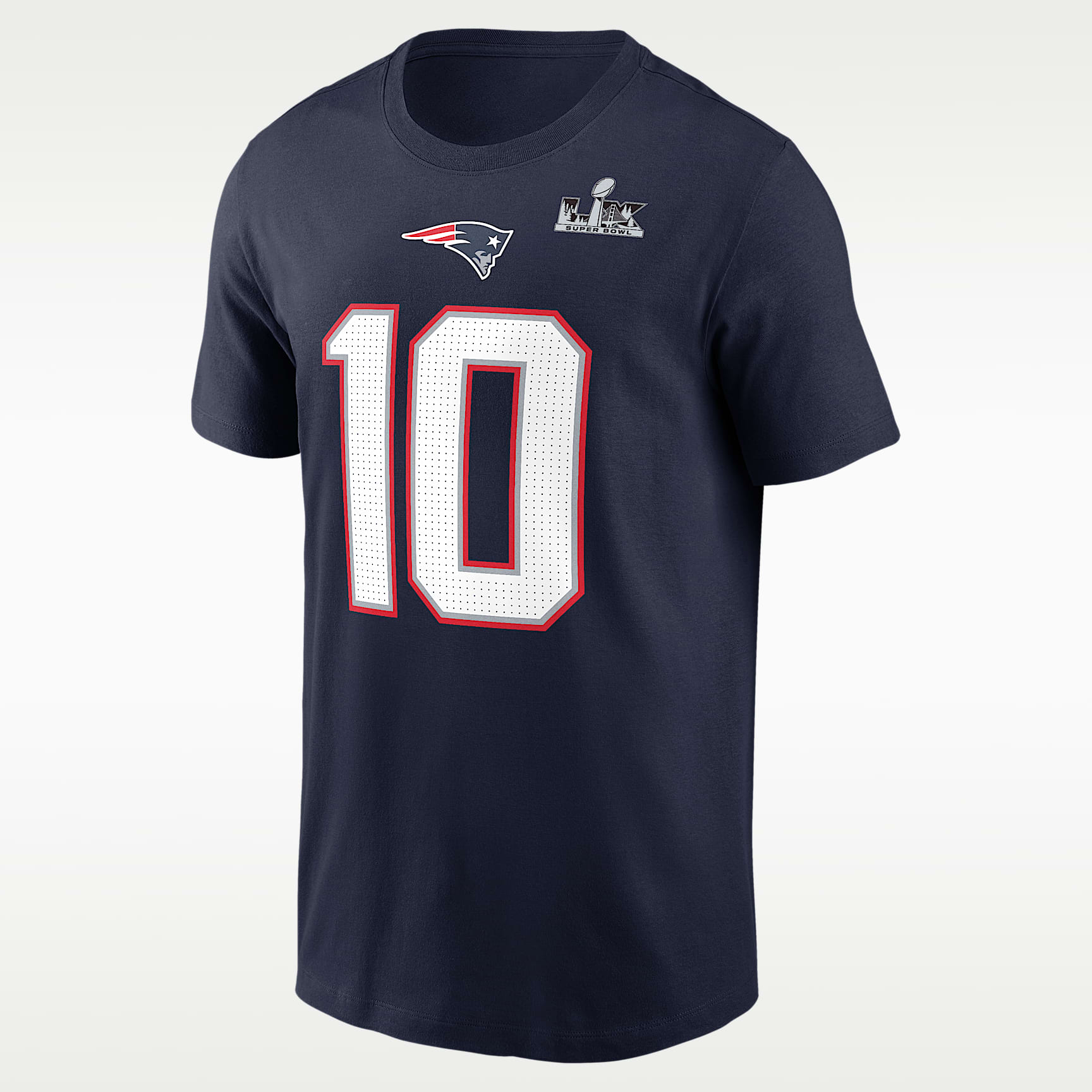 Playera Nike de la NFL para hombre Drake Maye New England Patriots ...