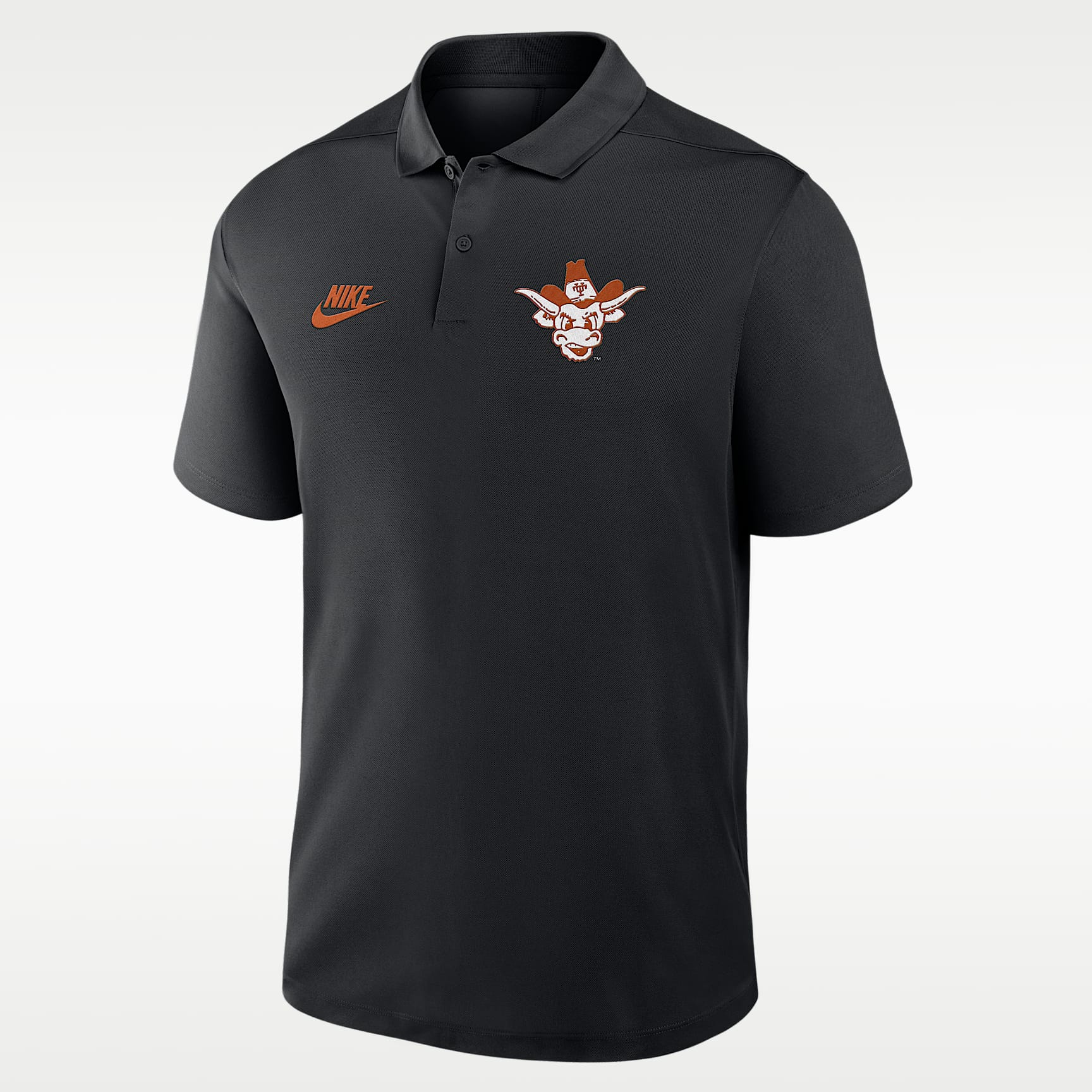 Polo universitario Nike Dri-FIT para hombre Texas Primetime Victory ...