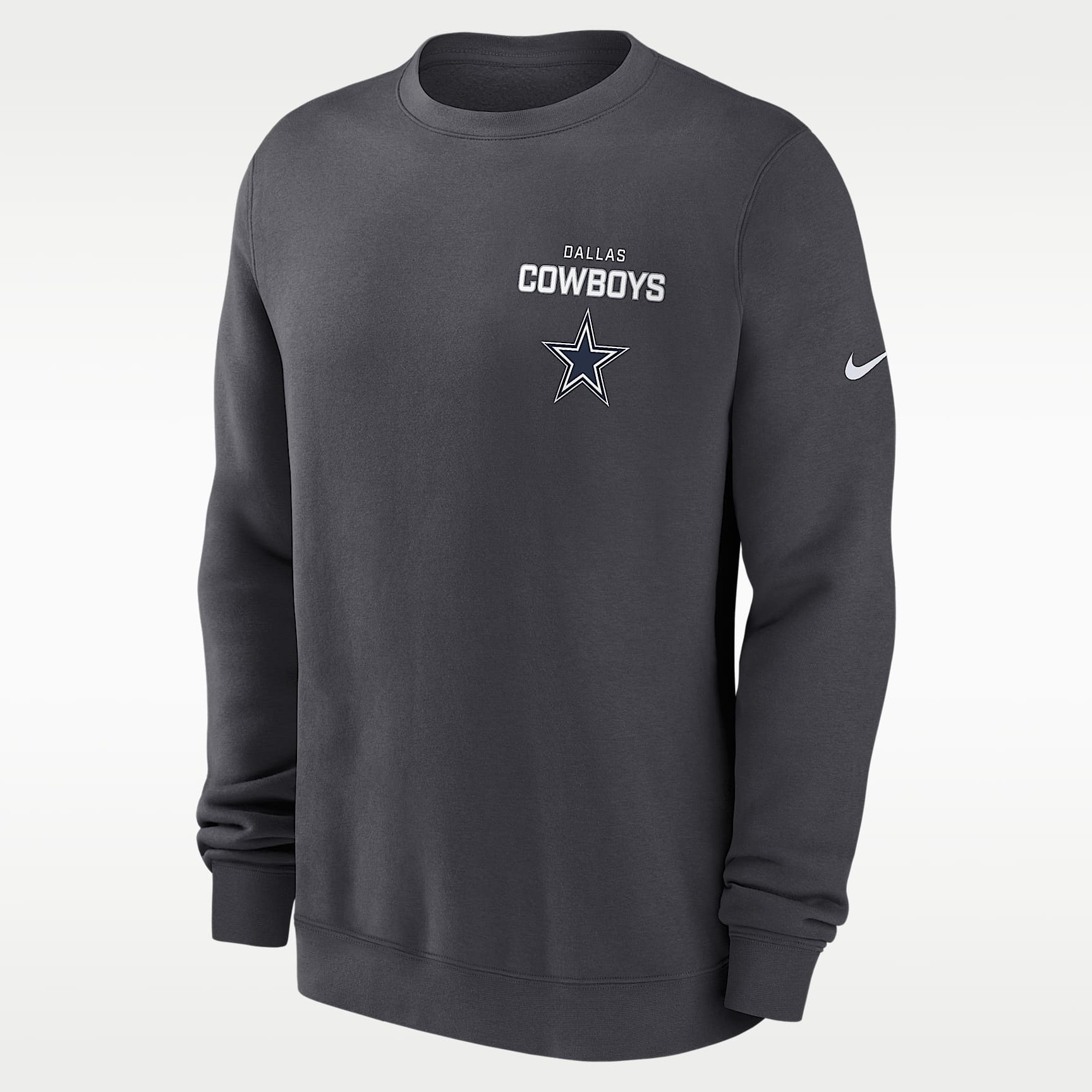 Dallas Cowboys Draw Block Club Men's Nike NFL Pullover Crew. Nike.com