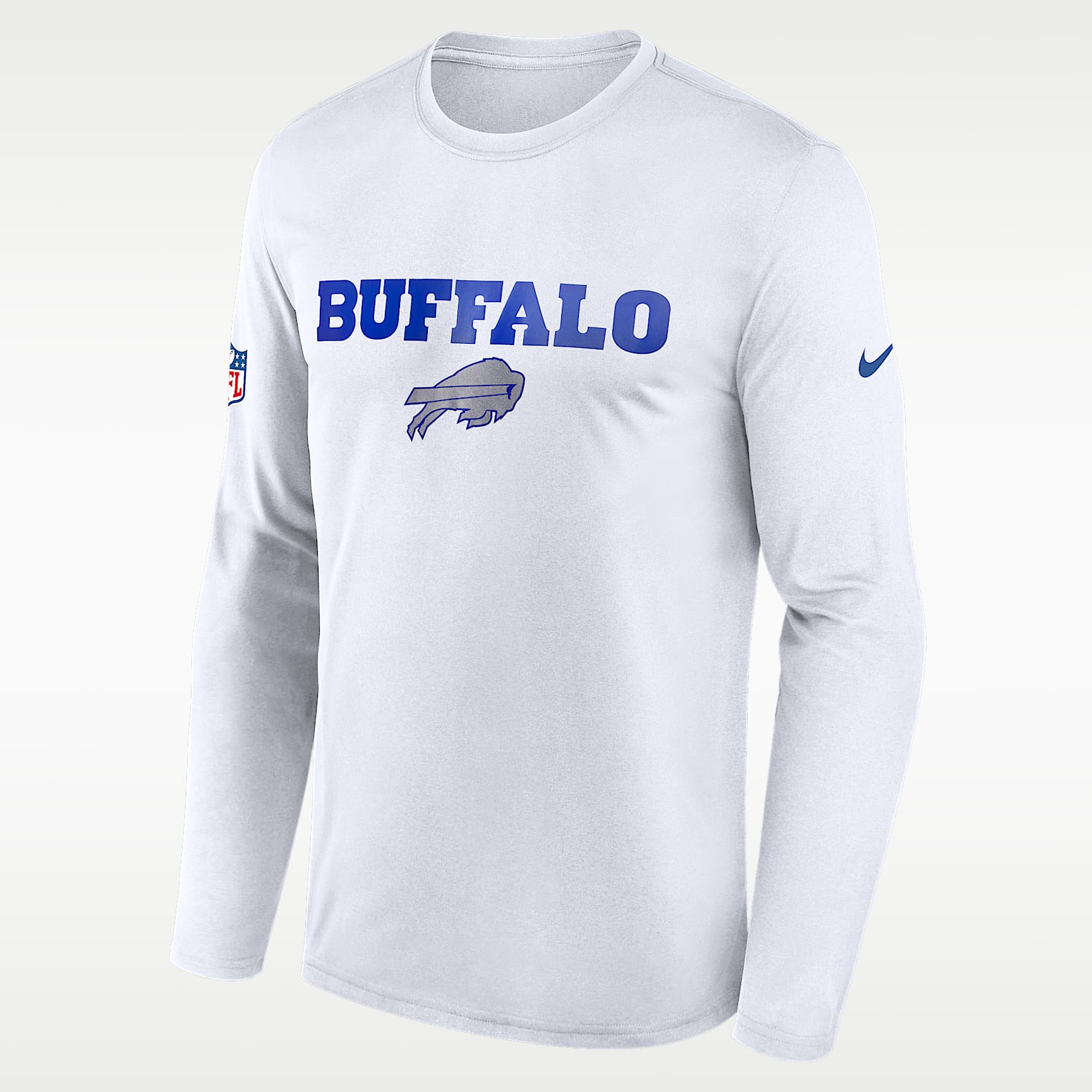 Playera de manga larga Nike Dri-FIT de la NFL para hombre Buffalo Bills ...