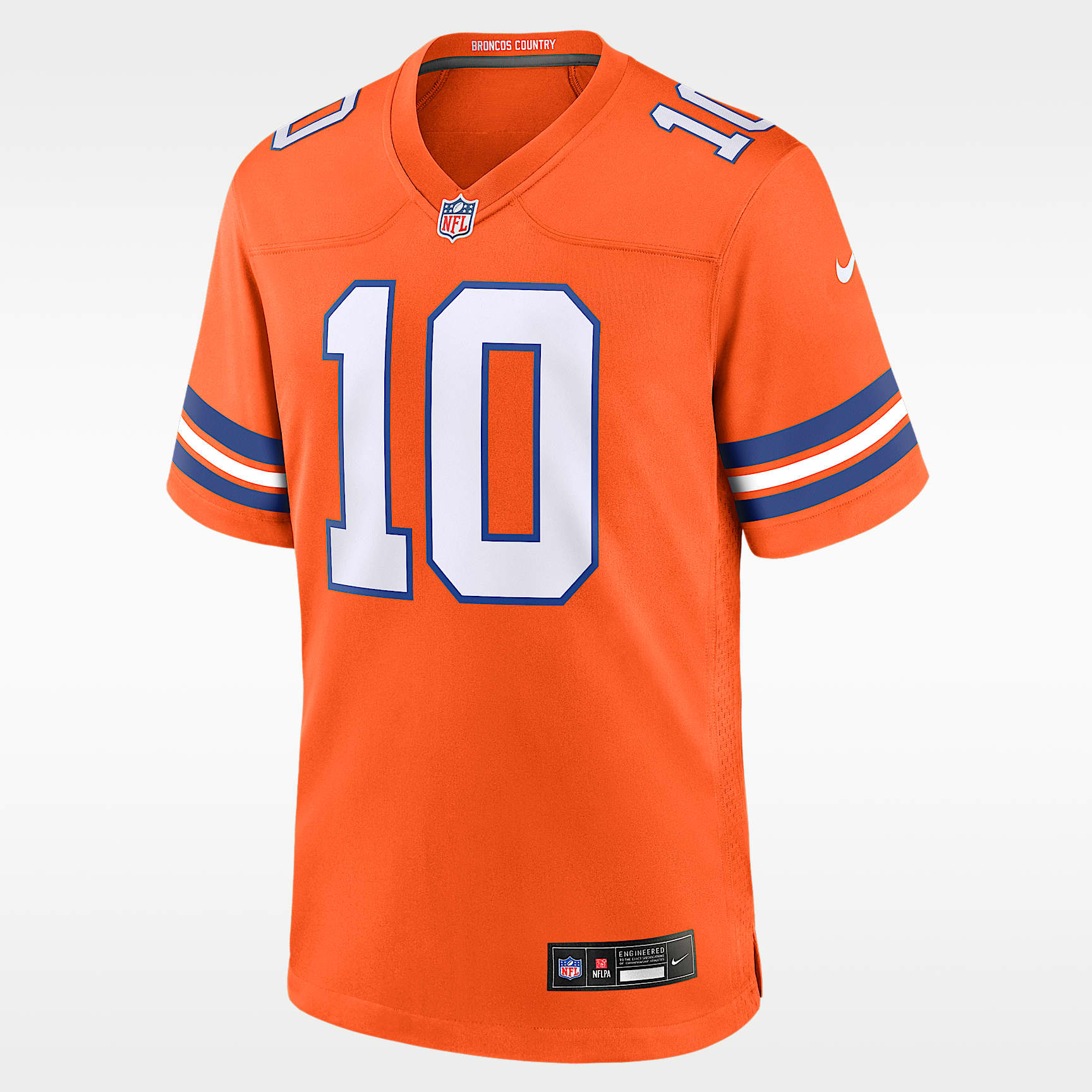 Jersey Nike de la NFL Game para hombre Bo Nix Denver Broncos. Nike.com
