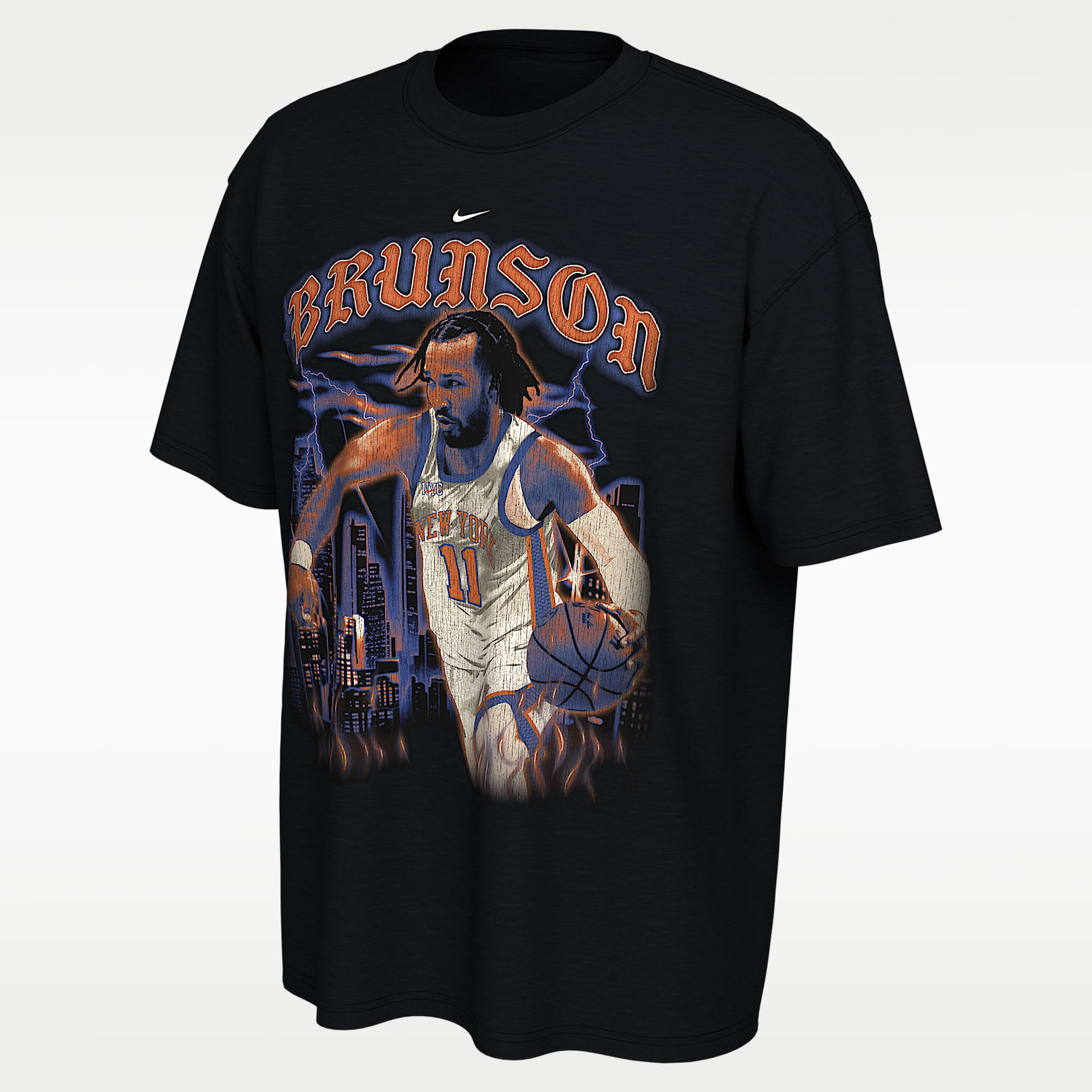 Jalen Brunson New York Knicks City Edition Nike NBA T-Shirt. Nike.com