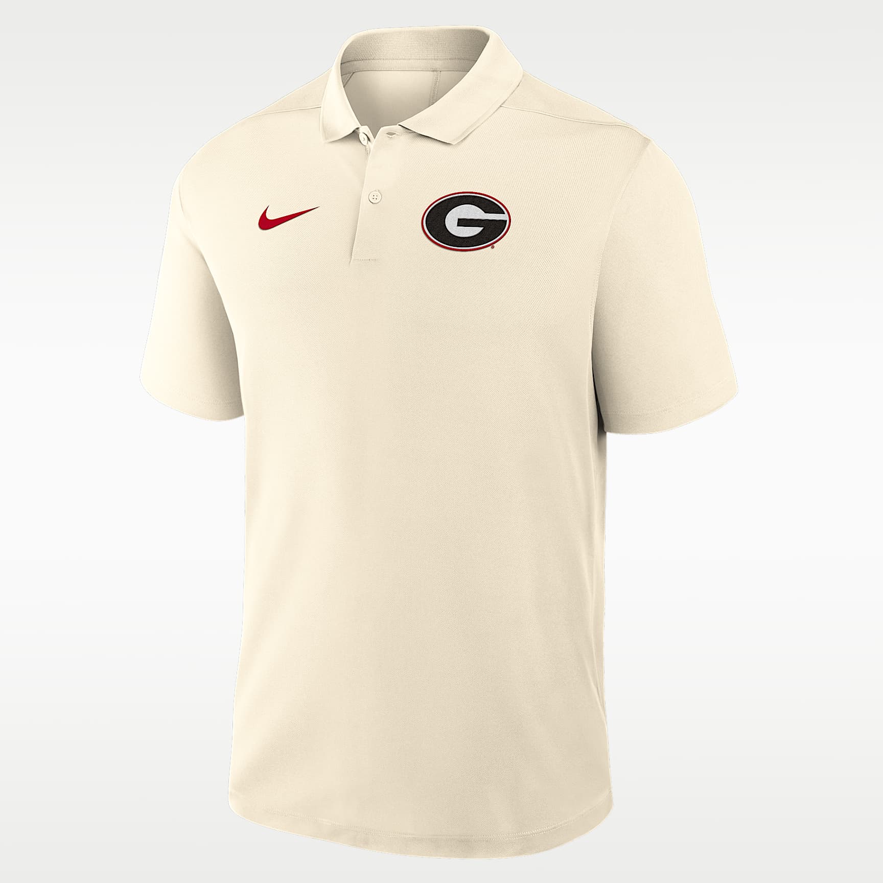 Polo universitario Nike Dri-FIT para hombre Georgia Victory Primary ...