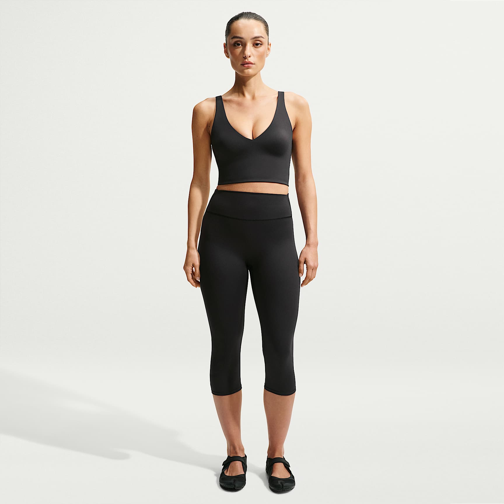NikeSKIMS Matte Leggings de tres cuartos de talle alto de 43 cm - Mujer ...