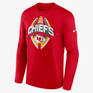 Playera de manga larga Nike Dri-FIT de la NFL para hombre Kansas City ...