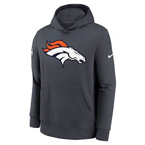 Denver Broncos Sideline Club Big Kids' Nike NFL Pullover Hoodie. Nike.com
