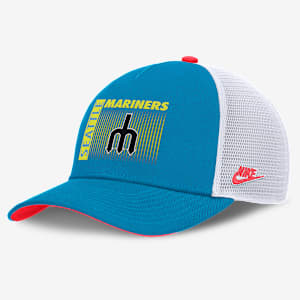 Seattle Mariners Neon 90s Rise Men's Nike Dri-FIT MLB Trucker ...