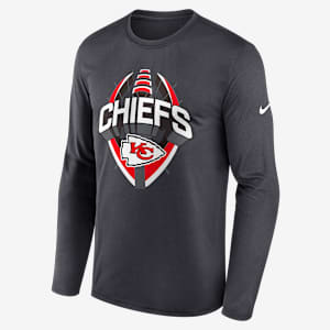 Kansas City Chiefs Legend Icon Men's Nike Dri-FIT NFL Long-Sleeve T ...