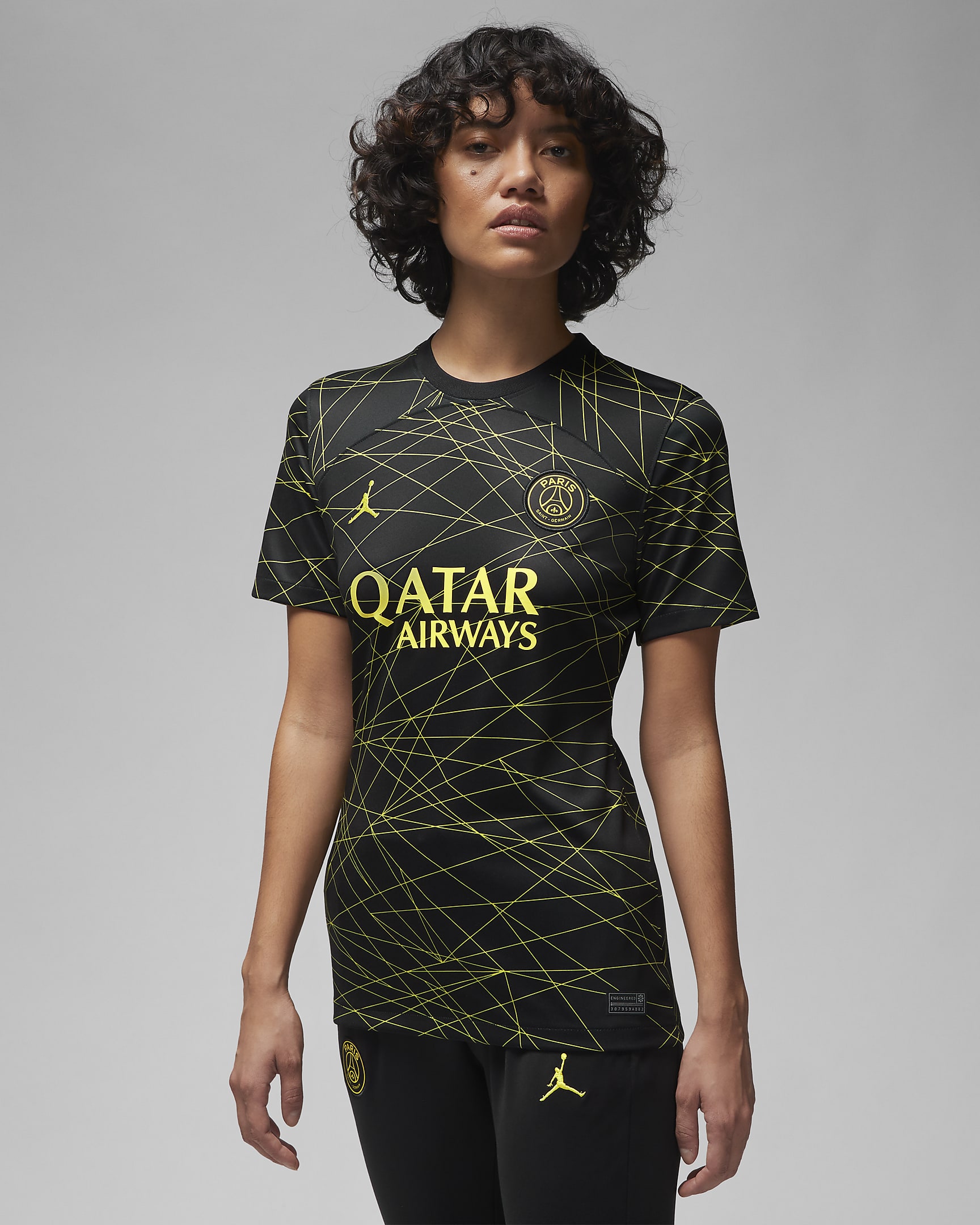 Paris Saint-Germain 2023/24 Stadium Fourth Women's Jordan Dri-FIT Football Shirt. Nike SG
