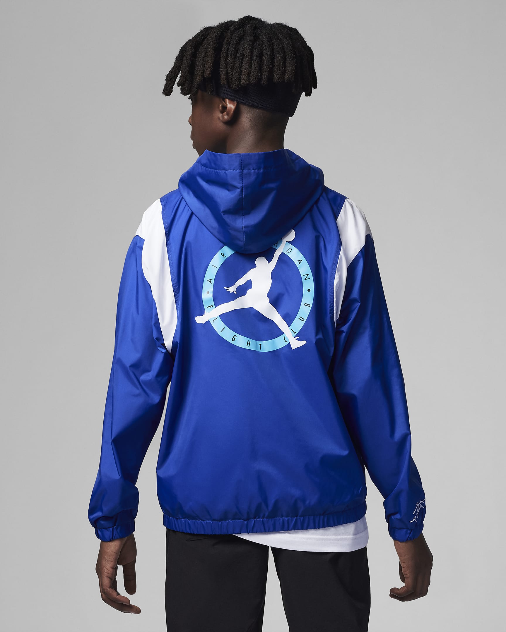 Chamarra anorak con gorro para niños talla grande Jordan MVP. Nike.com