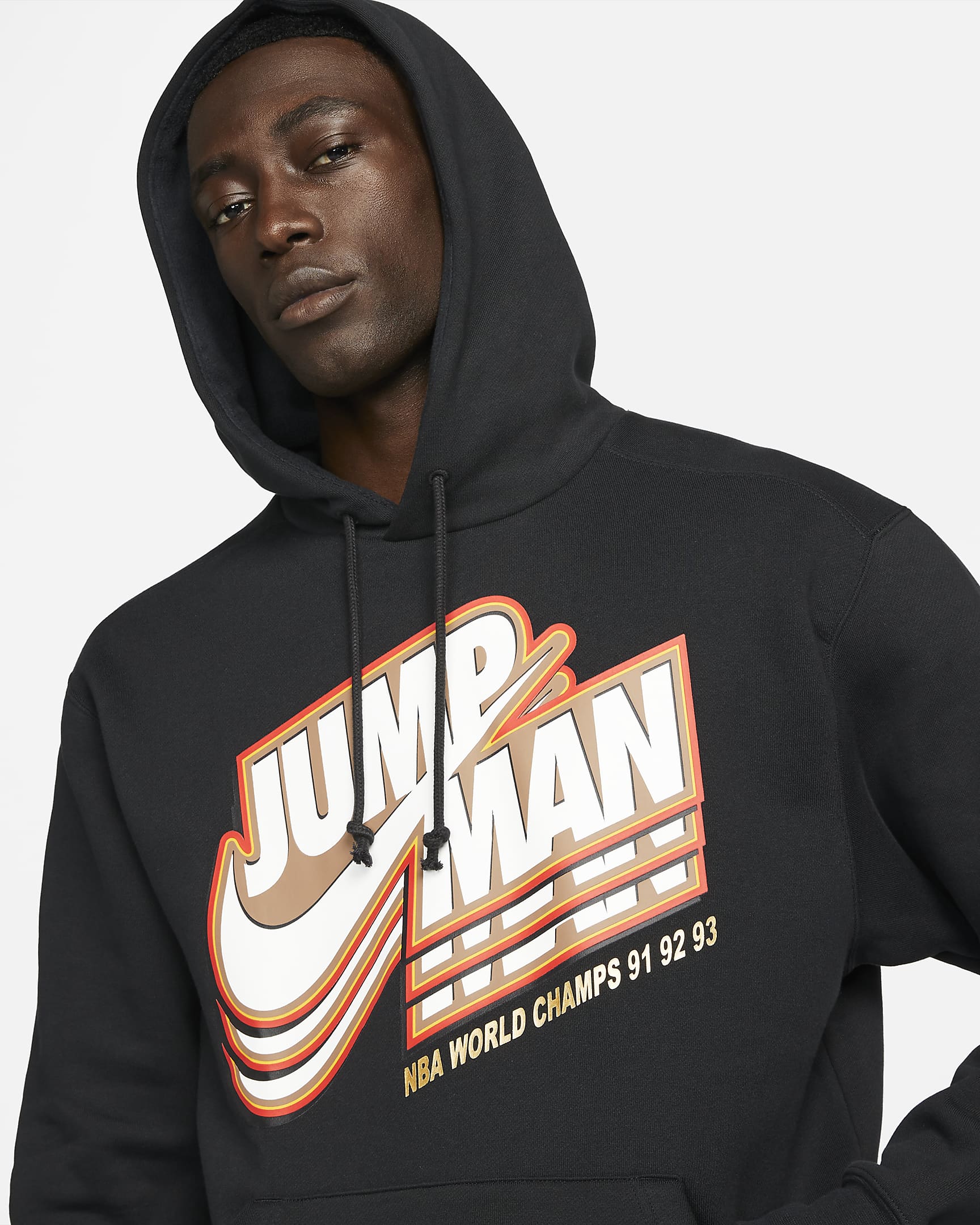 Jordan Jumpman Men's Fleece Pullover Hoodie. Nike ID