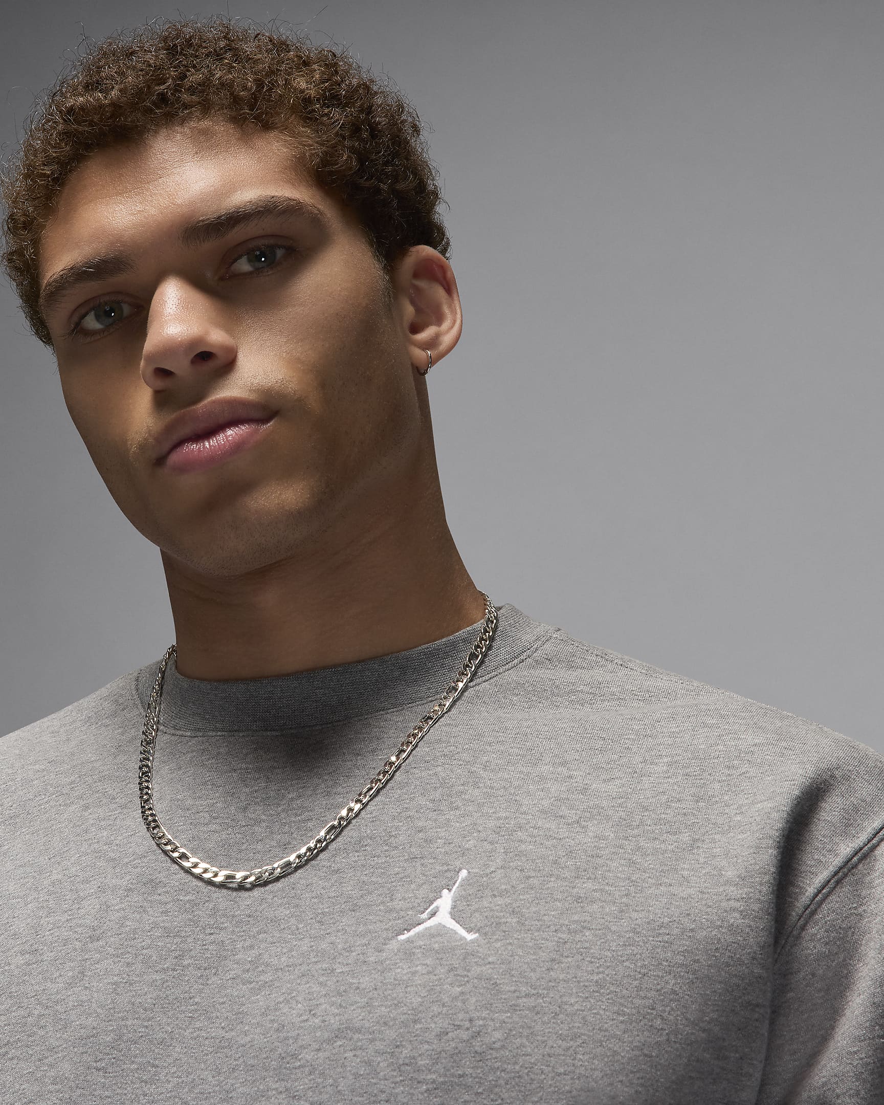 Jordan Brooklyn Fleece Men's Crew-Neck Sweatshirt. Nike CA