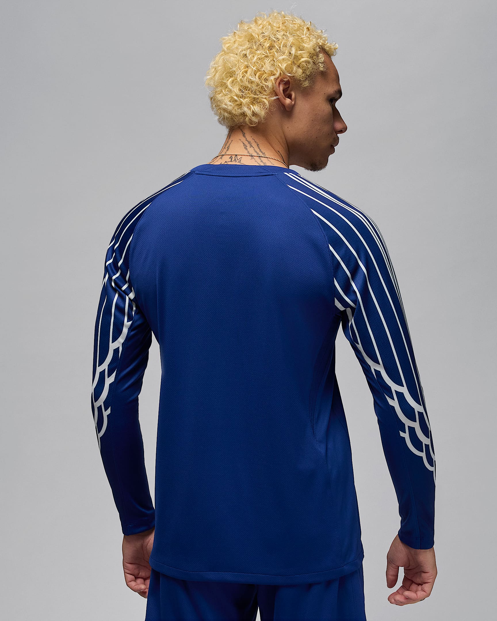 Jersey de fútbol de manga larga Jordan Dri-FIT Replica para hombre Paris Saint-Germain 2024/25 ...